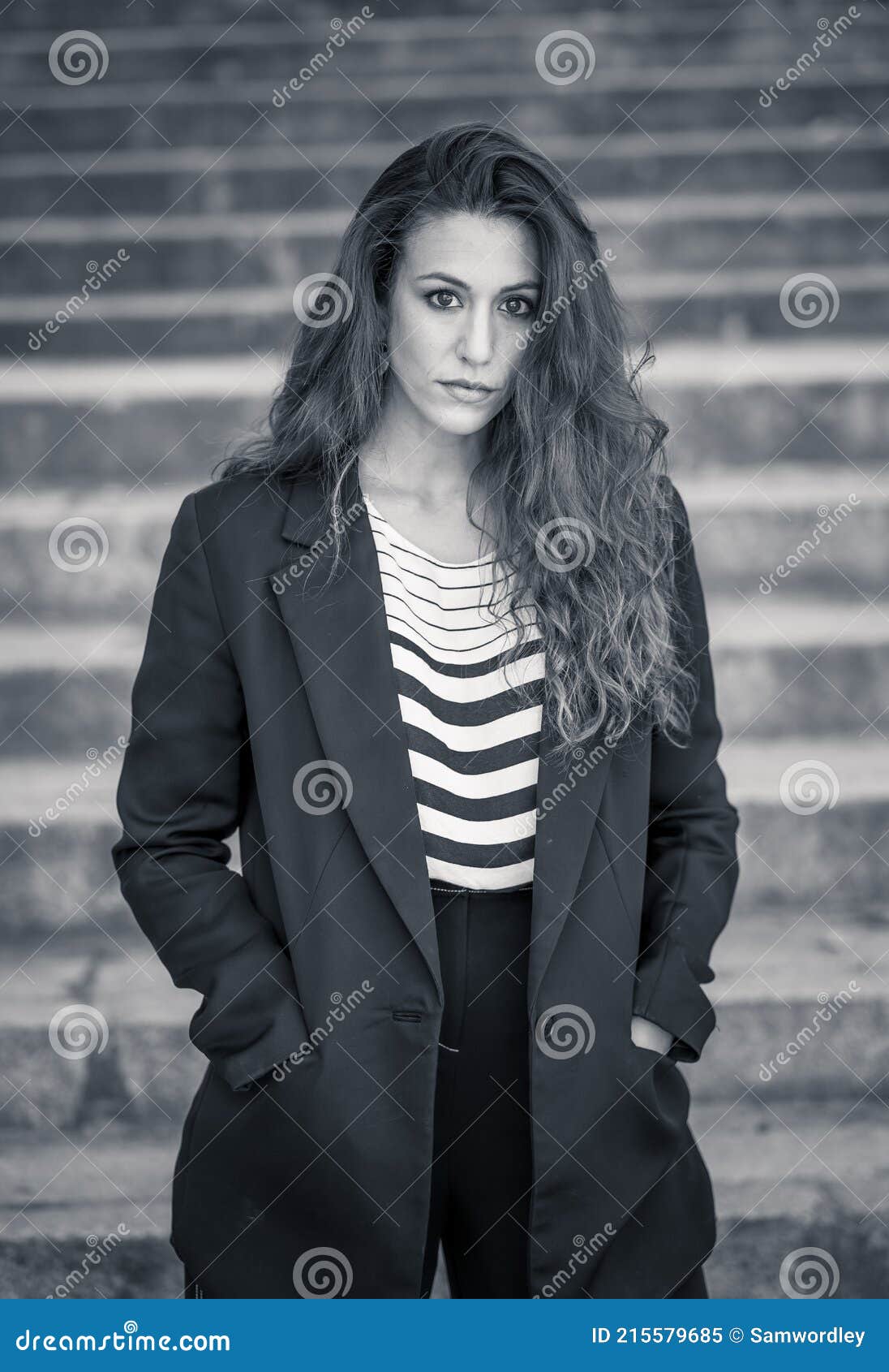 Young Attractive Red Haired Woman Looking With Natural Beauty Real