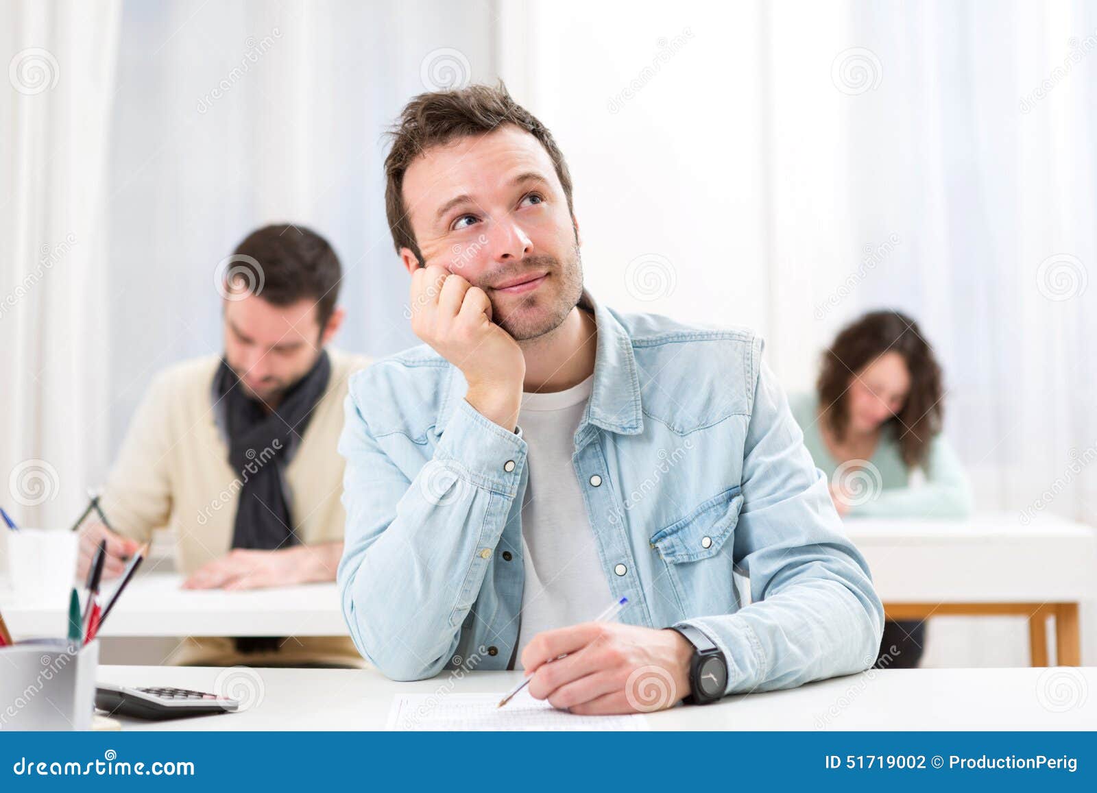 Young Attractive Student during Classes Stock Photo - Image of classes ...