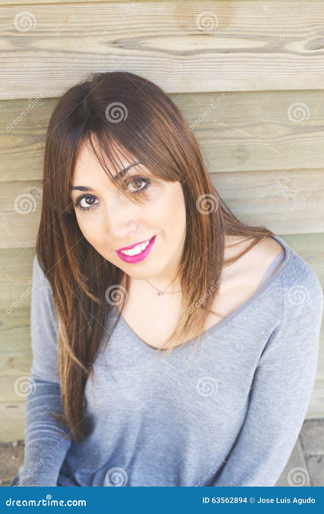 Young and Attractive Woman Looking To Camera. Stock Photo - Image of ...