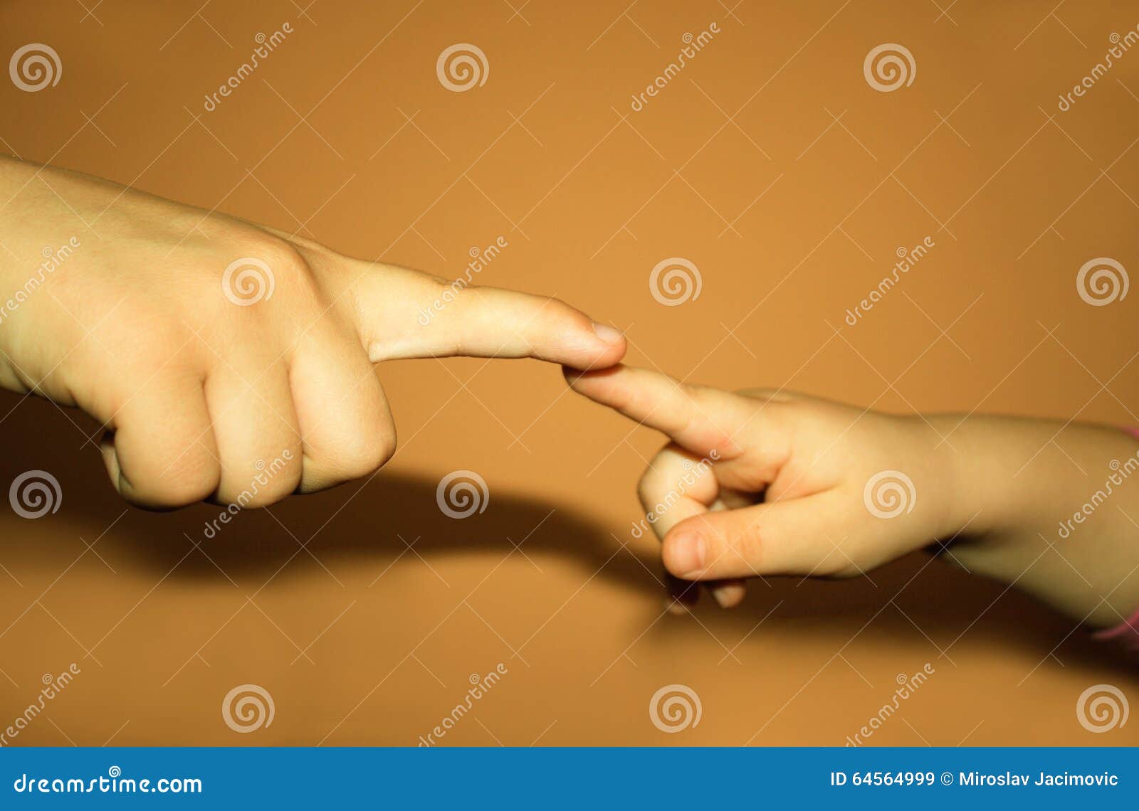 Young Baby Hands Touching One Another Stock Image - Image of care, help ...