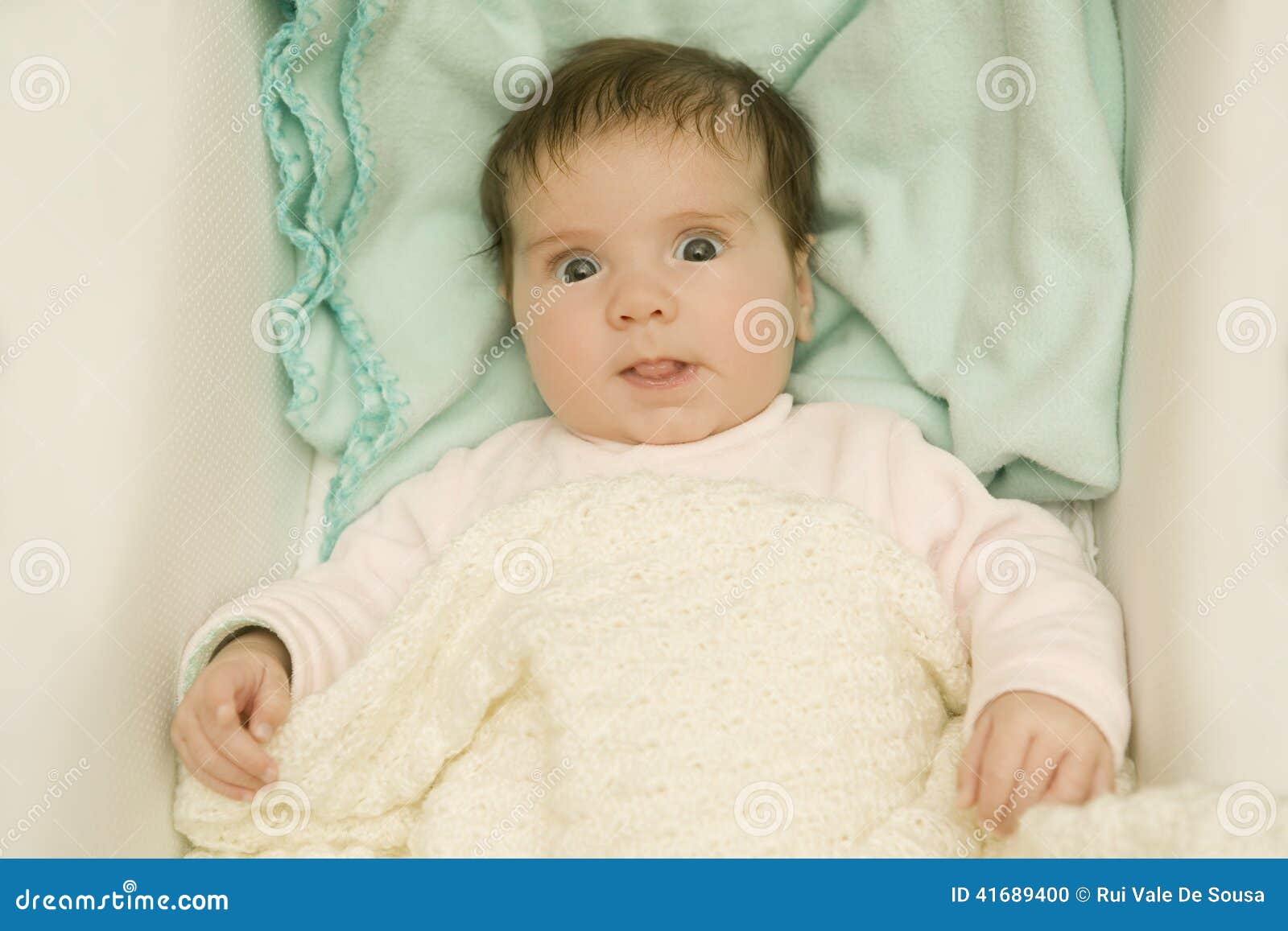 Young baby stock photo. Image of female, newborn, portrait - 41689400
