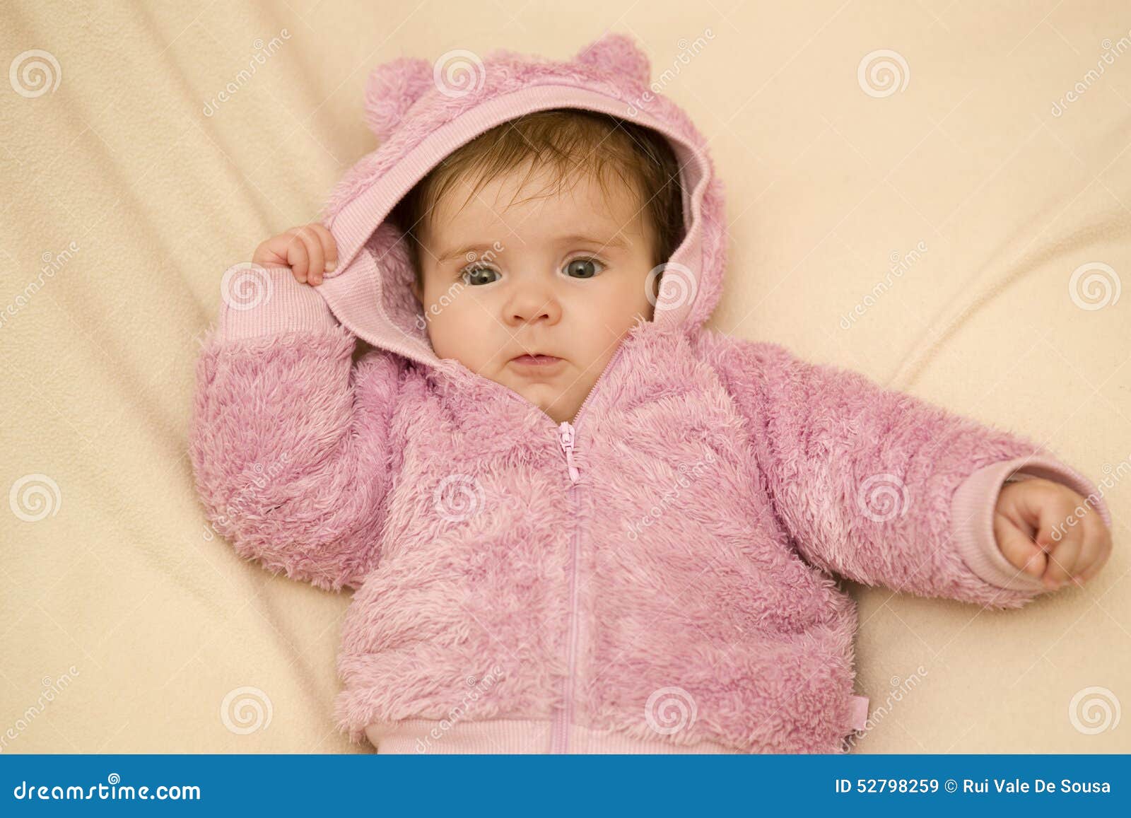 Young baby portrait stock image. Image of cute, happy - 52798259