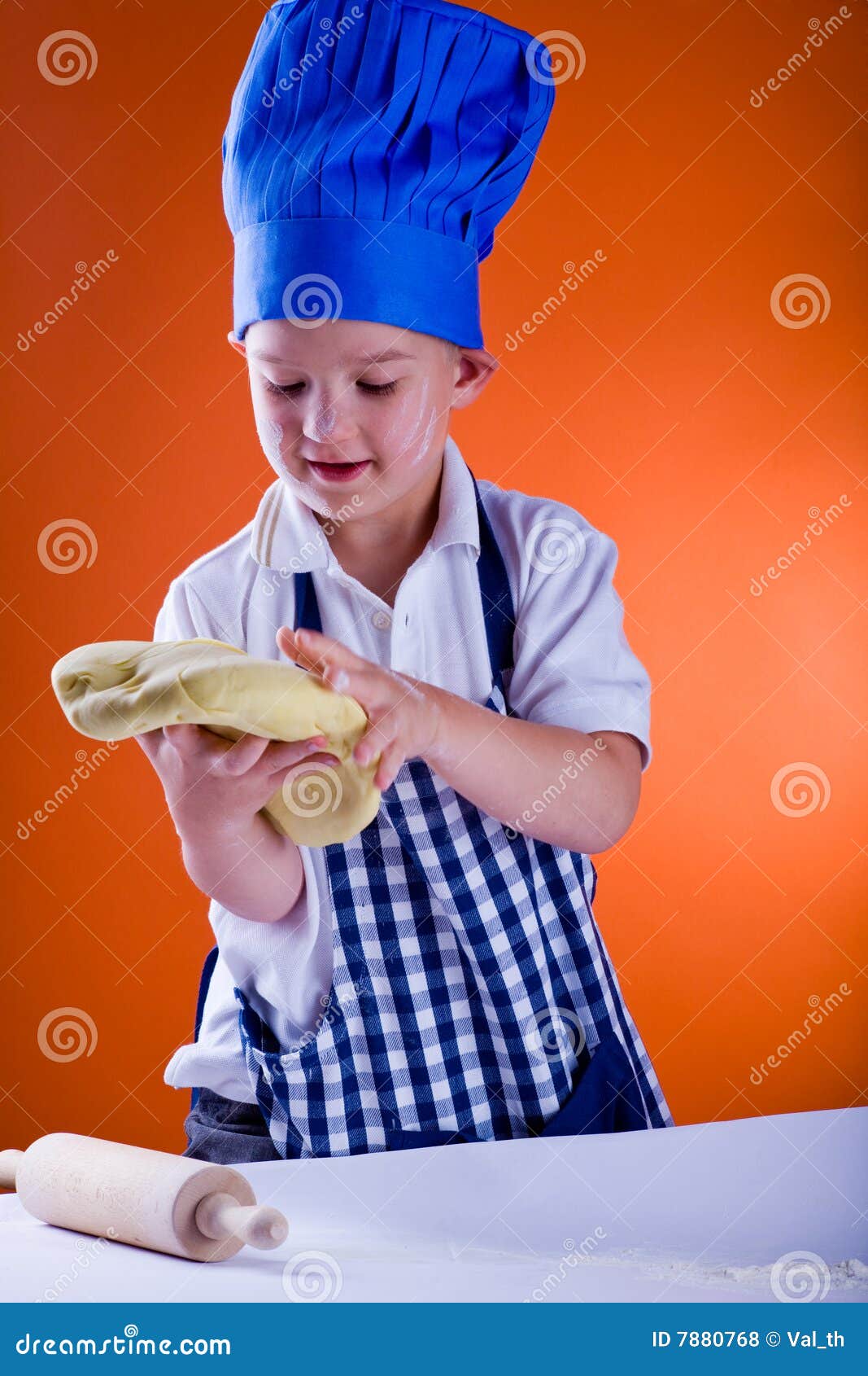 Young baker stock photo. Image of food, bakery, home, portrait - 7880768