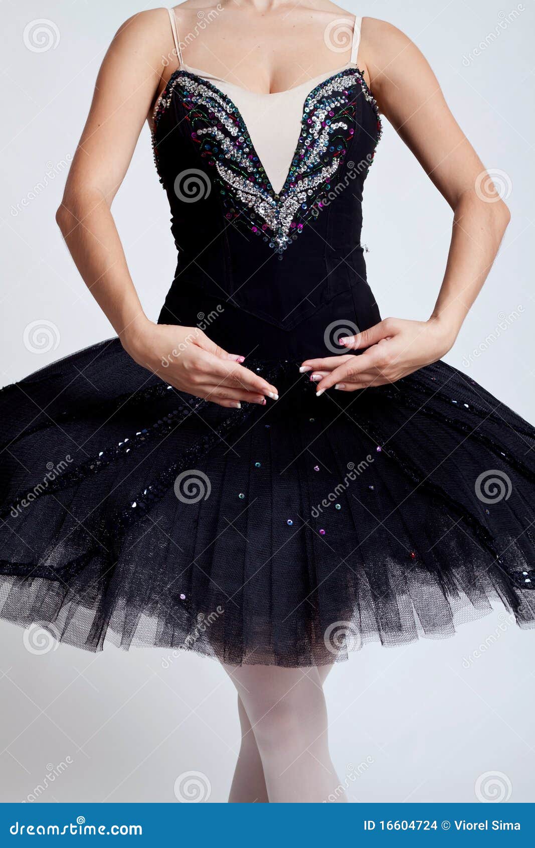 Young Ballerina in Tutu Posing Stock Photo - Image of ballet, isolated ...