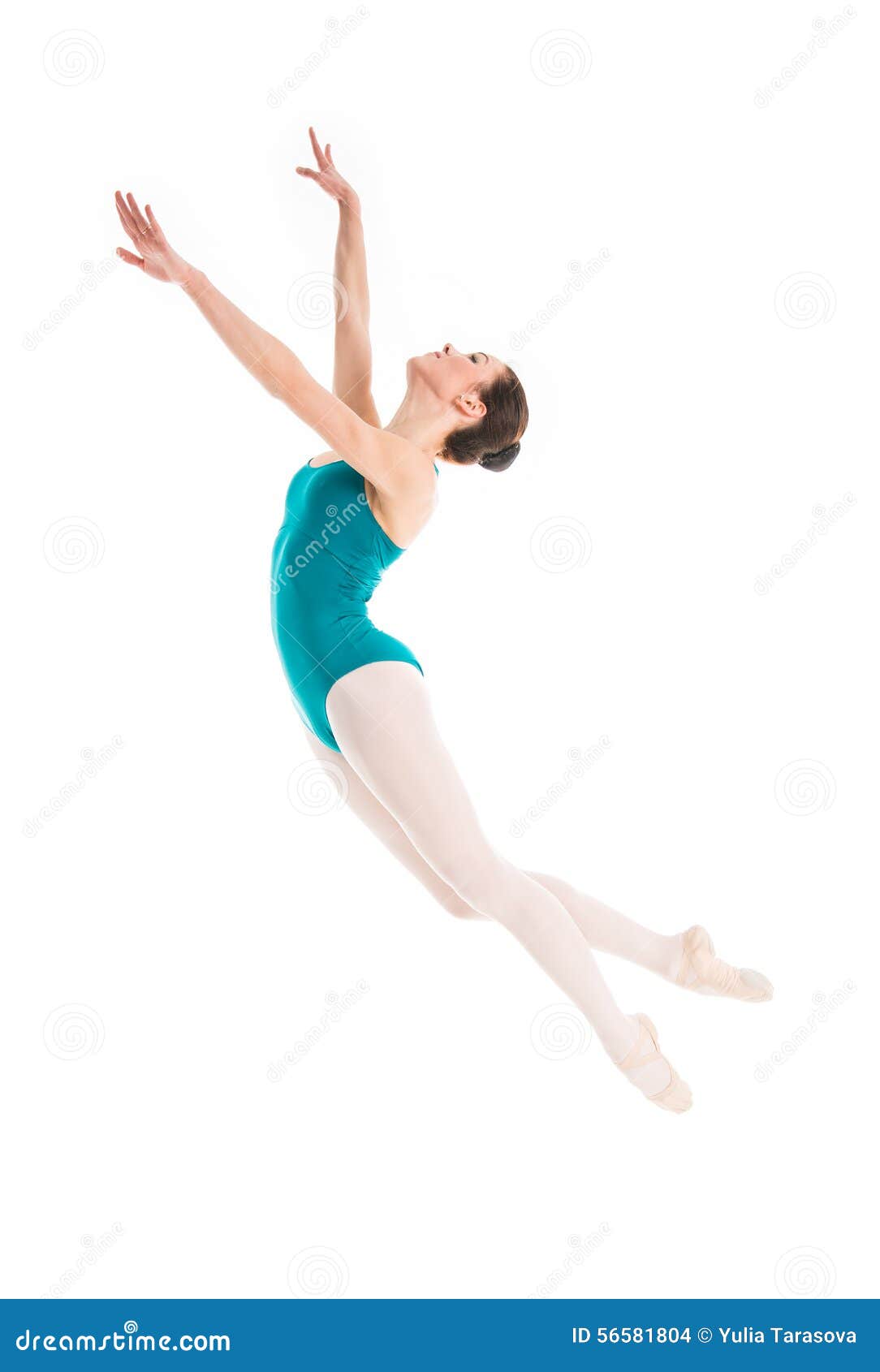 Young ballet dancer flying stock photo. Image of girl - 56581804
