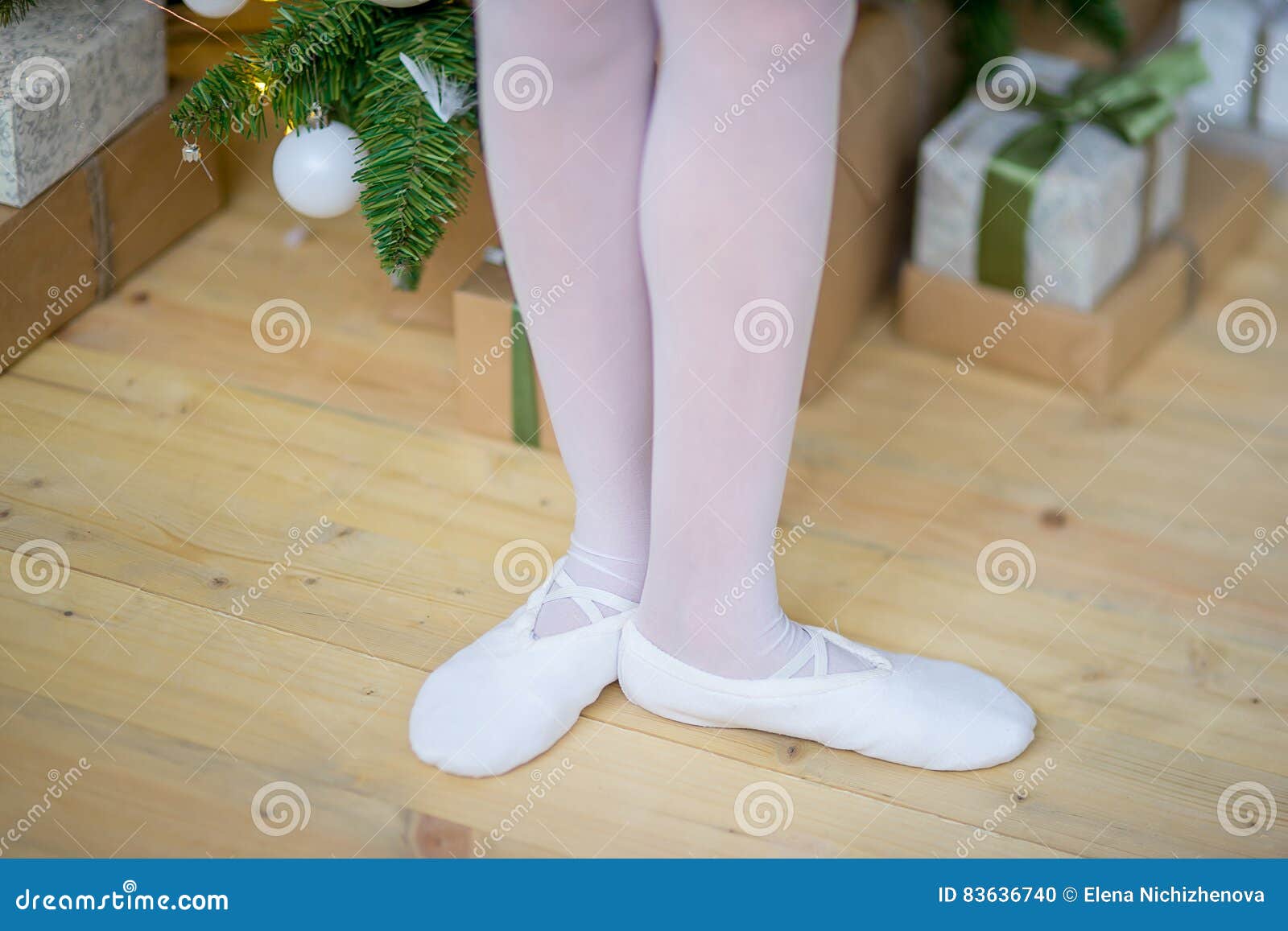 Young Ballet Dancer Learning the Lesson Stock Photo - Image of female ...