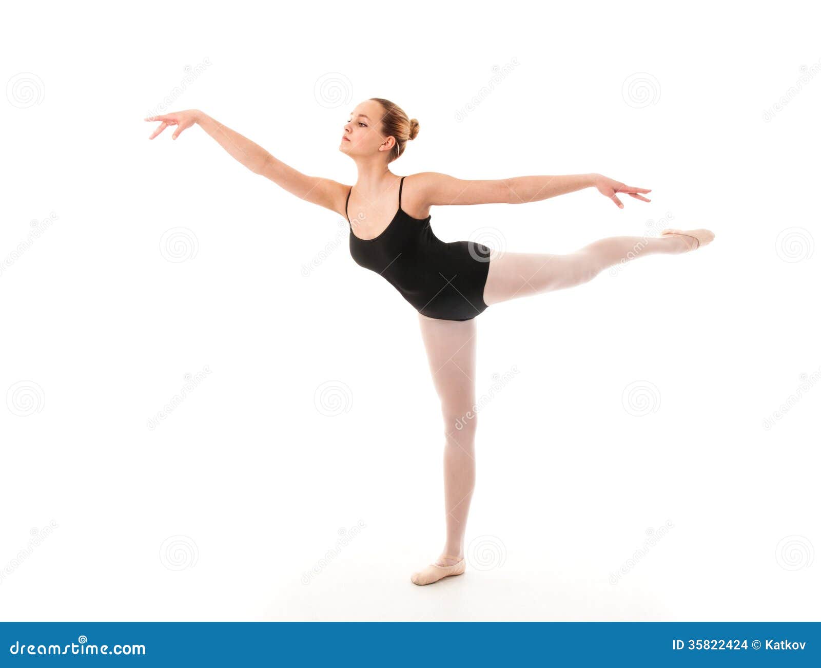 Young ballet dancer posing stock photo. Image of performer - 35822424