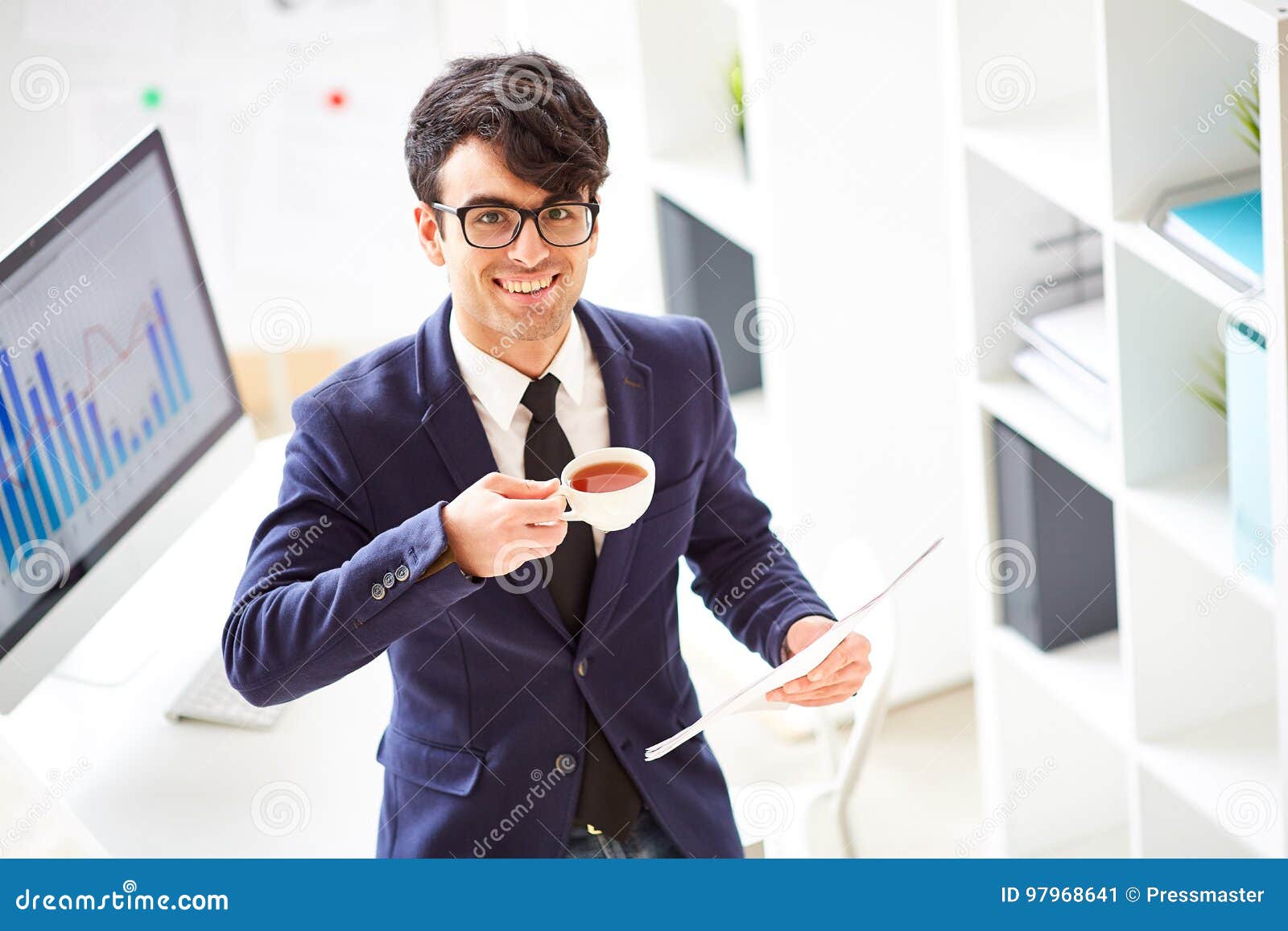 Young banker stock image. Image of analyst, successful - 97968641