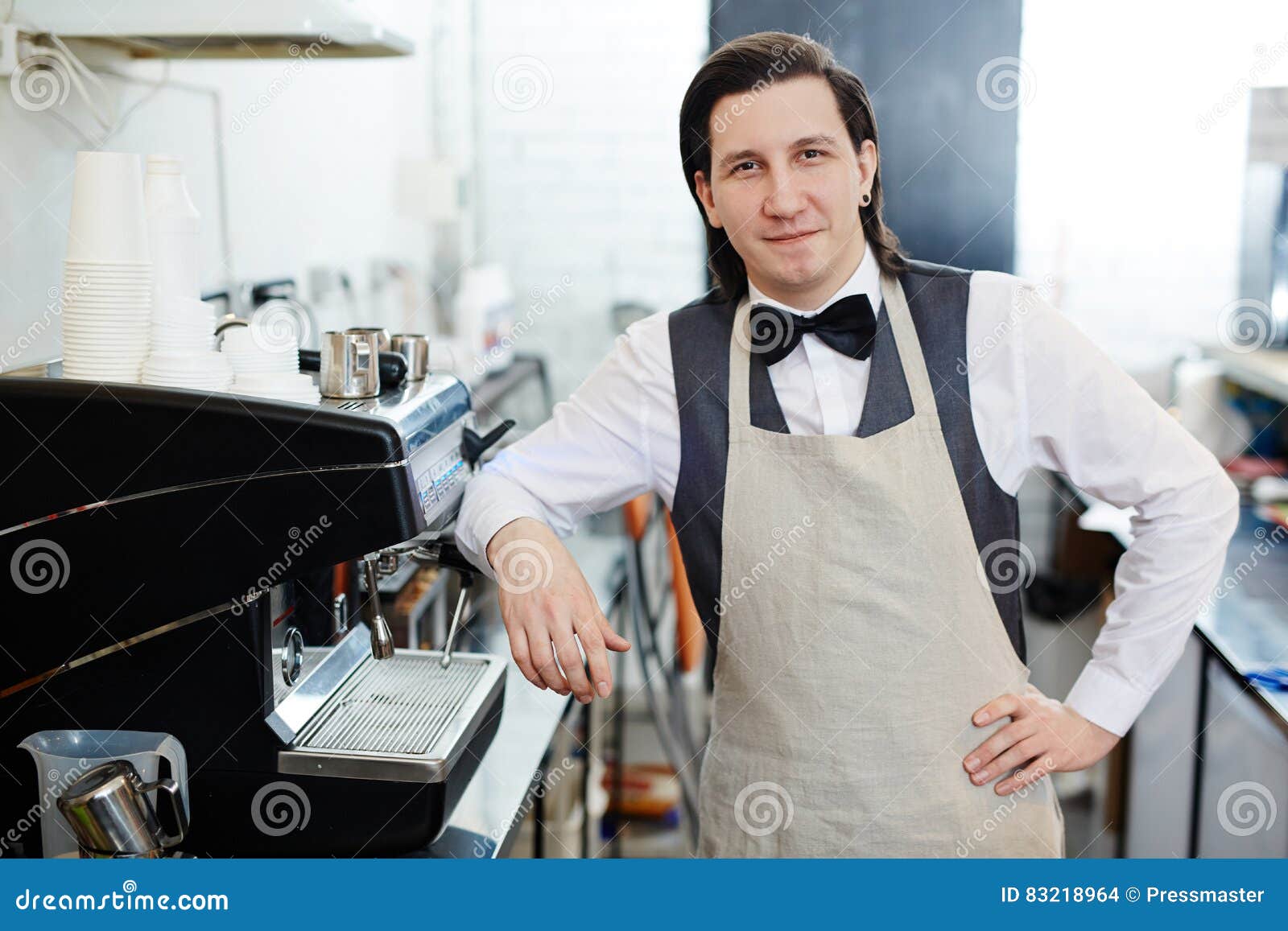Young barman stock photo. Image of restaurant, prepare - 83218964
