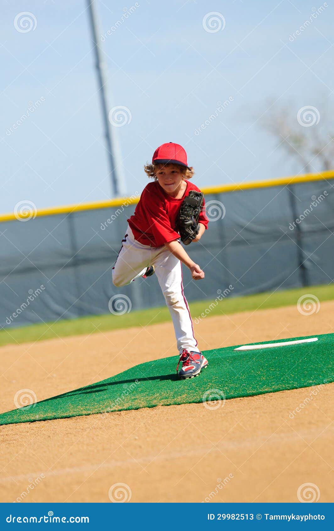 Little league pitcher stock image. Image of pitch, child - 29982513