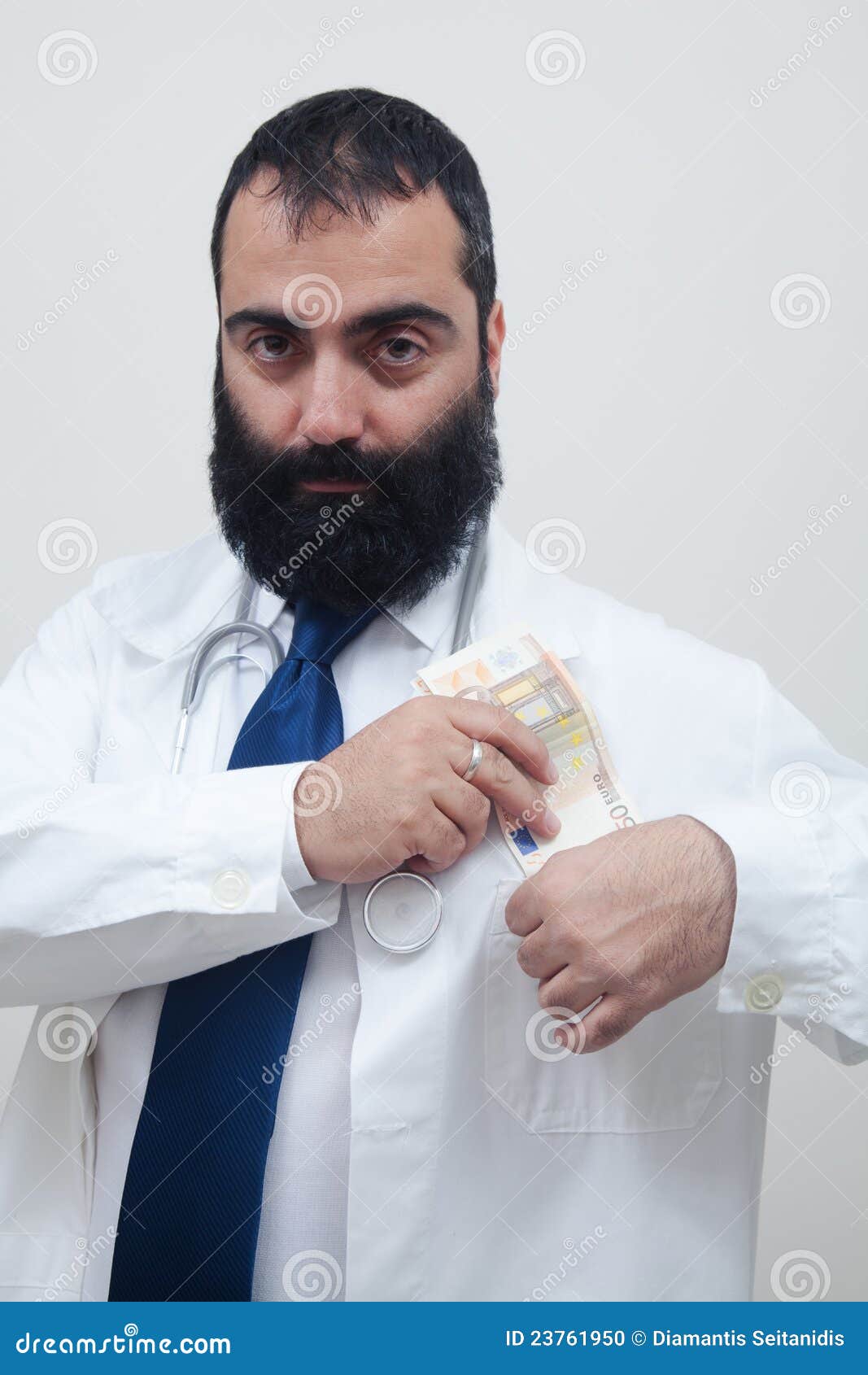 Young beard male doctor stock photo. Image of health - 23761950