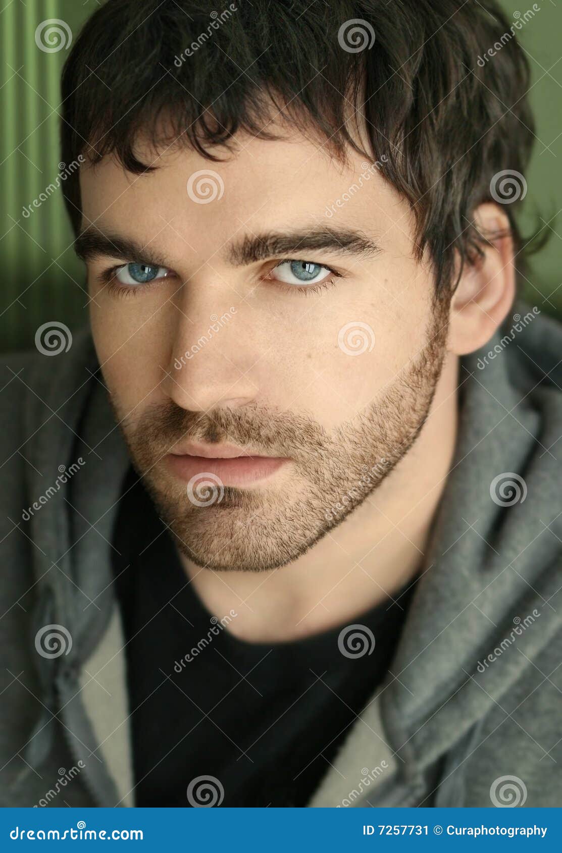 Young bearded man stock image. Image of confident, model - 7257731