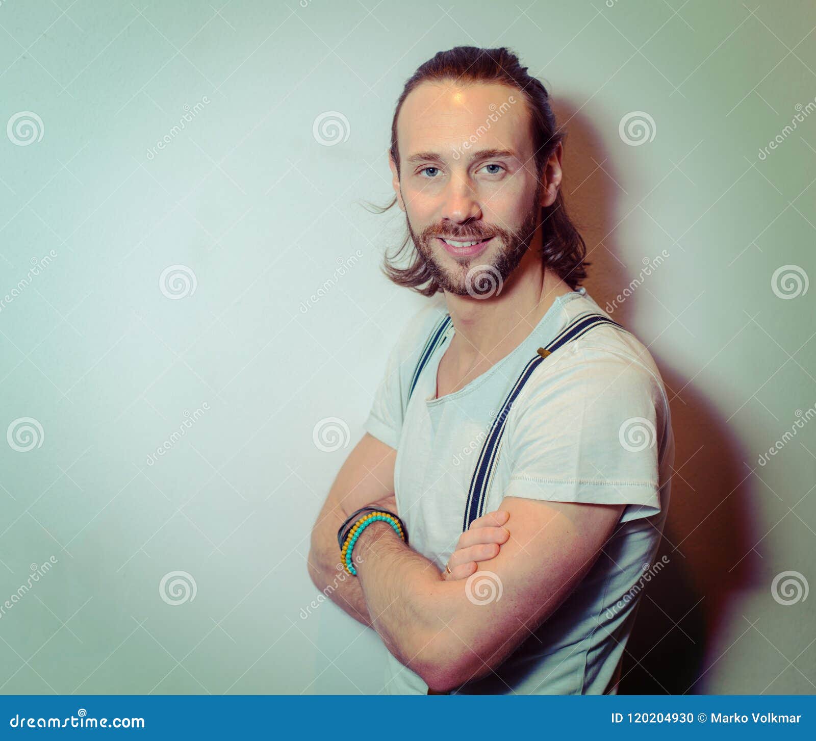 Young friendly man stock photo. Image of casual, profile - 120204930