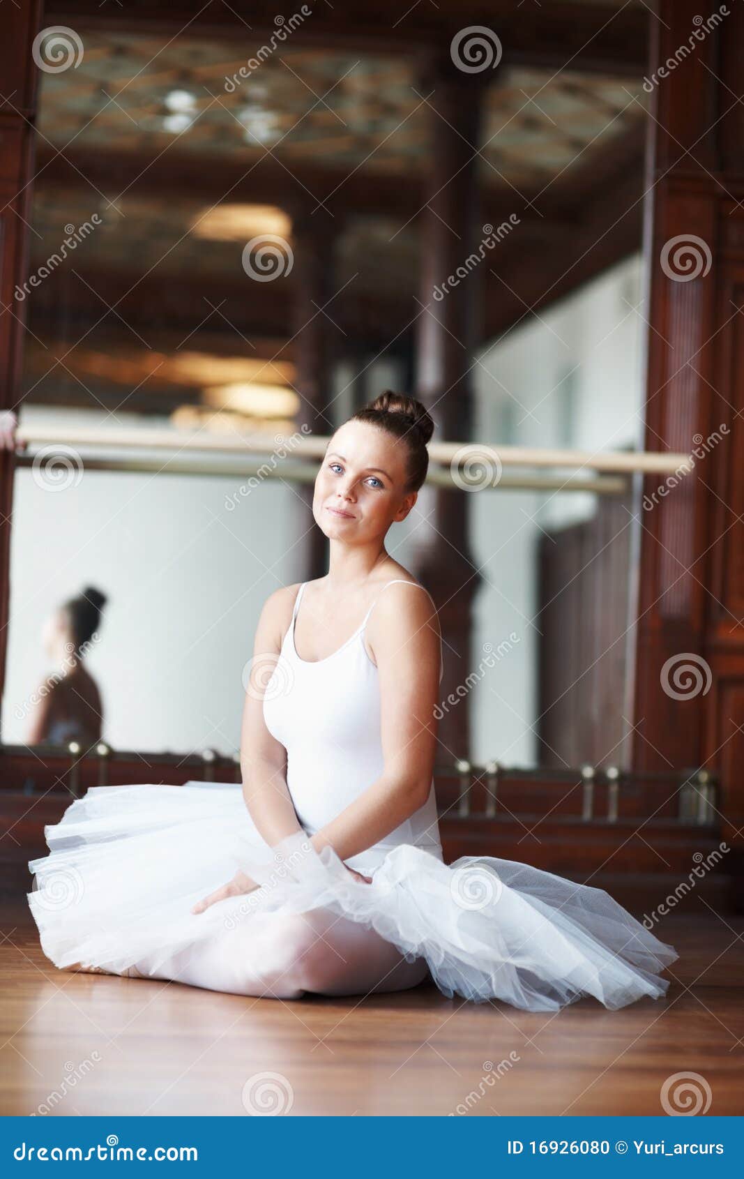 Young Beautiful Ballet Dancer Resting Stock Photo - Image of color ...