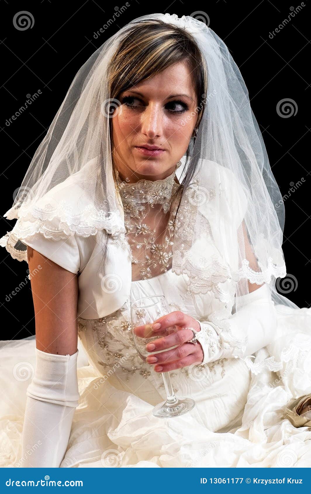 Young beautiful bride stock image. Image of bridal, beautiful - 13061177