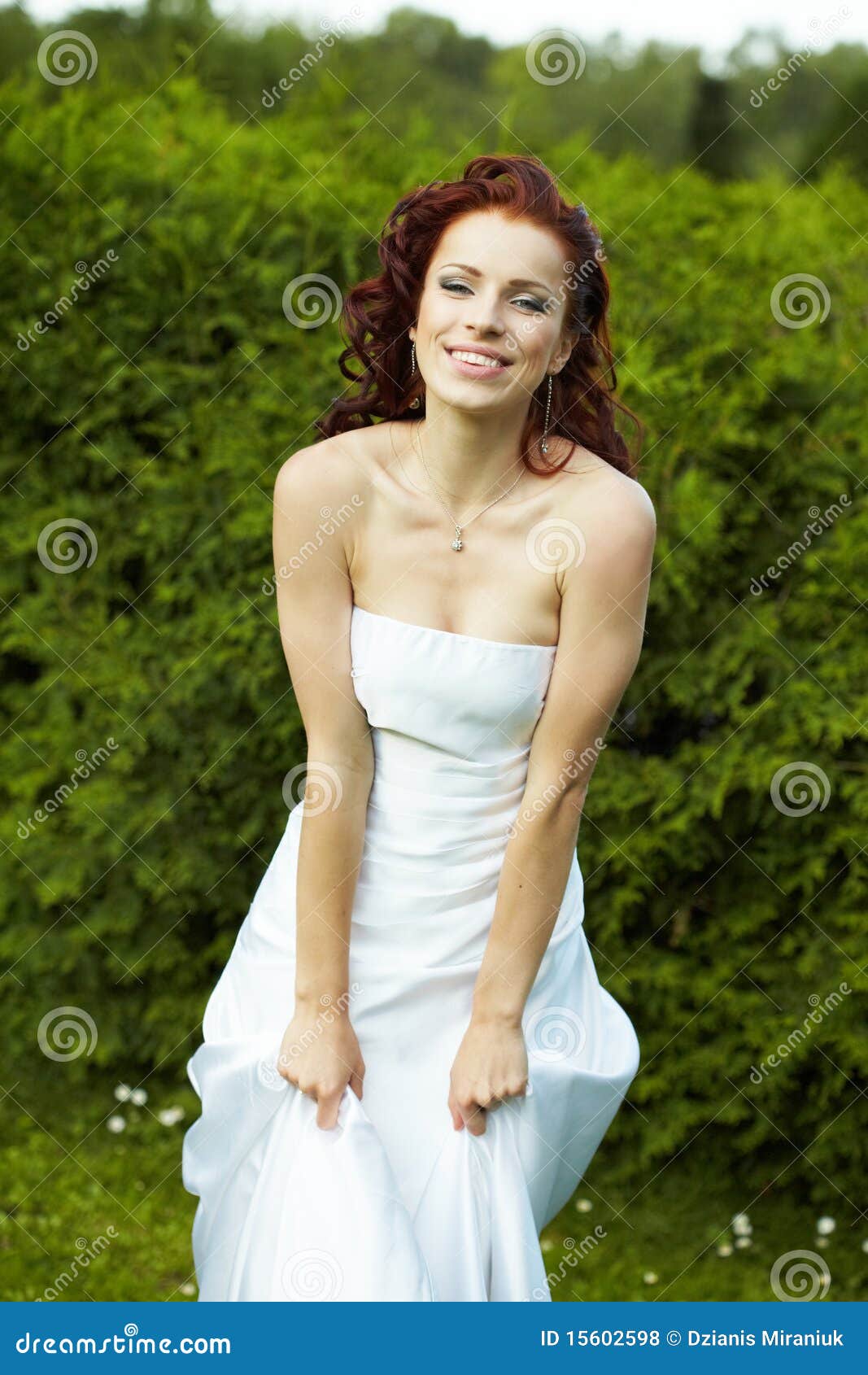Young beautiful bride stock photo. Image of nature, female - 15602598