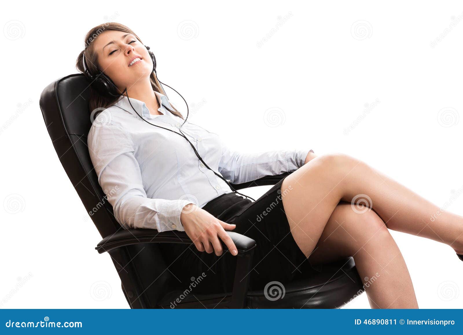 Young Beautiful Businesswoman after Work Stock Image - Image of smiling ...