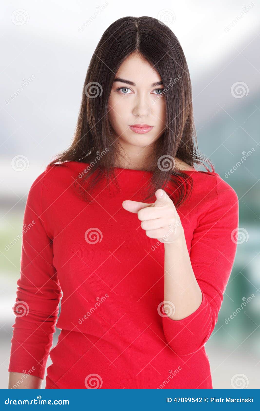 Young Beautiful Caucasian Woman Pointing on You Stock Photo - Image of ... Young Beautiful Caucasian Woman Pointing on You Stock Photo - Image of ...