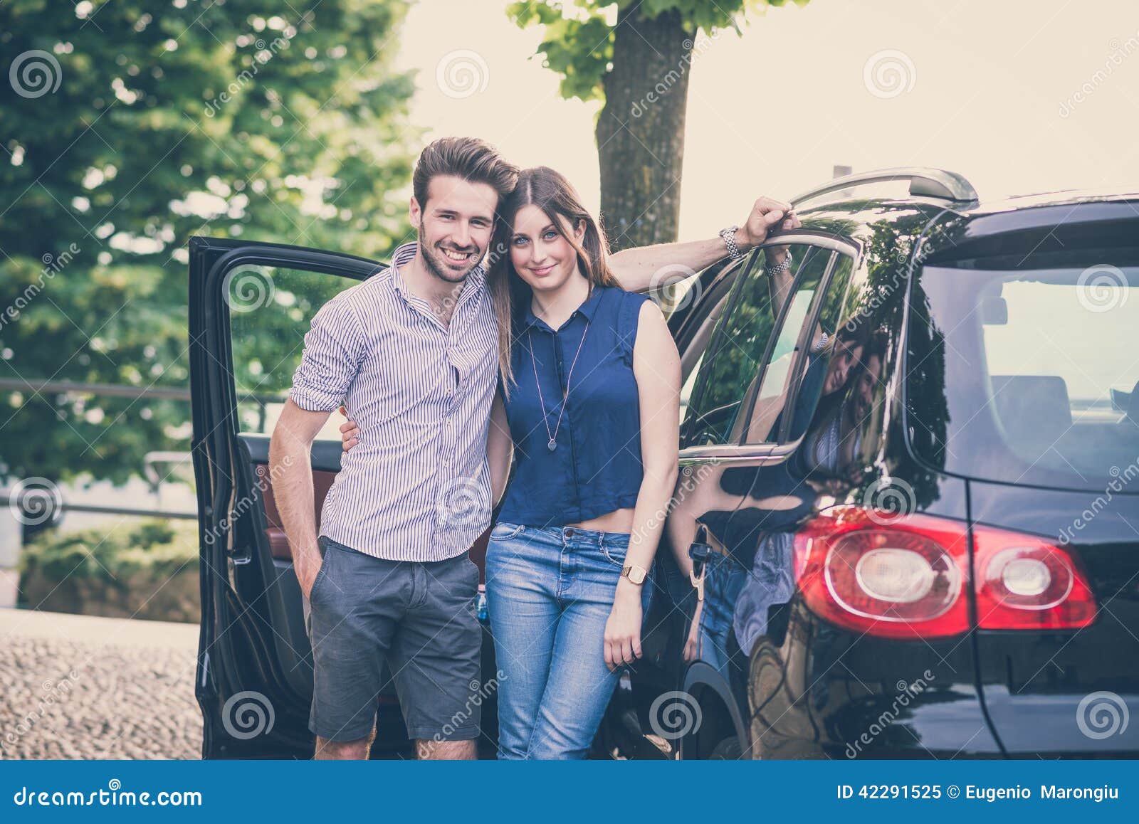 Young Beautiful Couple Lovers Stock Image - Image of beauty, attractive ...