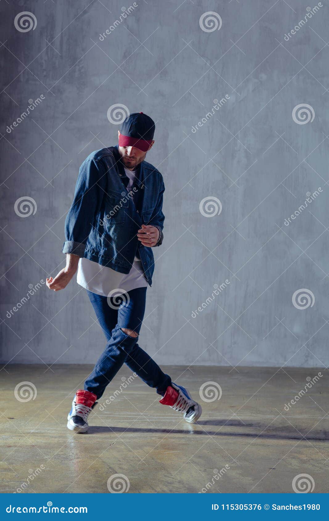Young Beautiful Male Dancer Posing in Studio Stock Photo - Image of ...