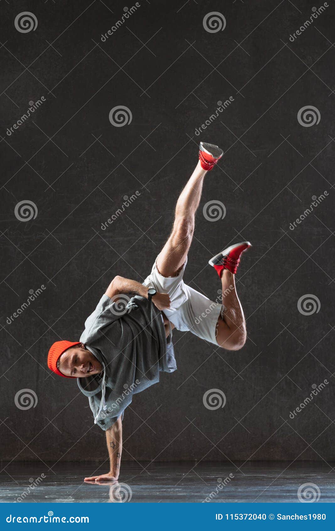 Young Beautiful Male Dancer Posing in Studio Stock Photo - Image of ...