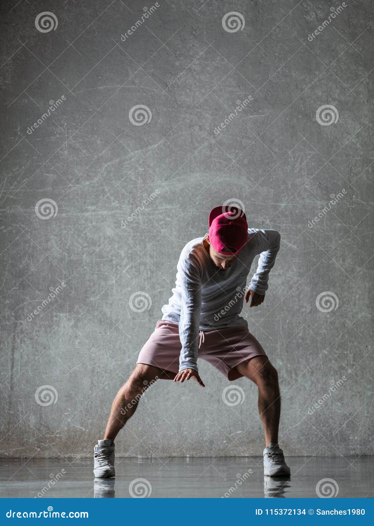 Young Beautiful Male Dancer Posing in Studio Stock Photo - Image of ...