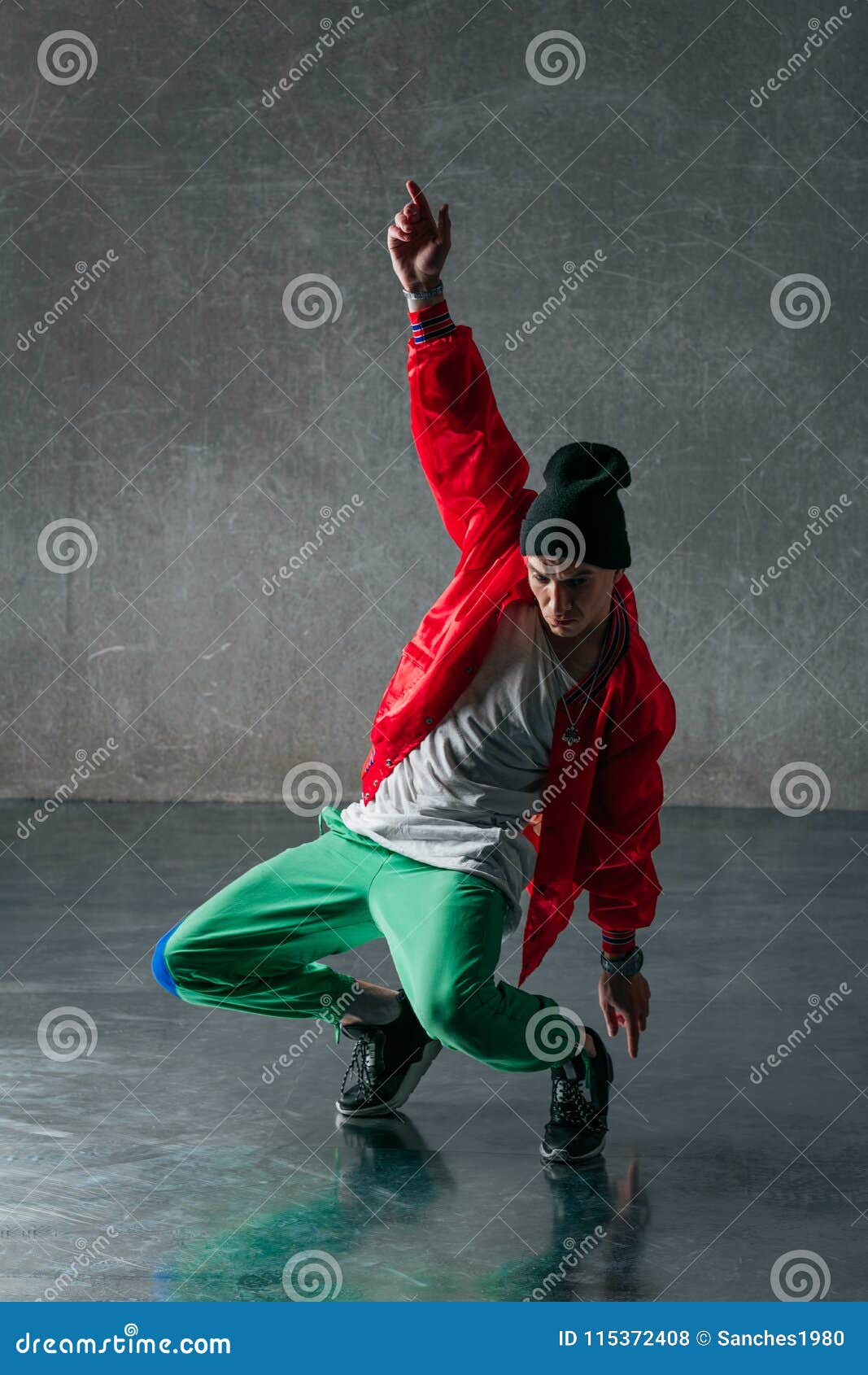 Young Beautiful Male Dancer Posing in Studio Stock Photo - Image of ...