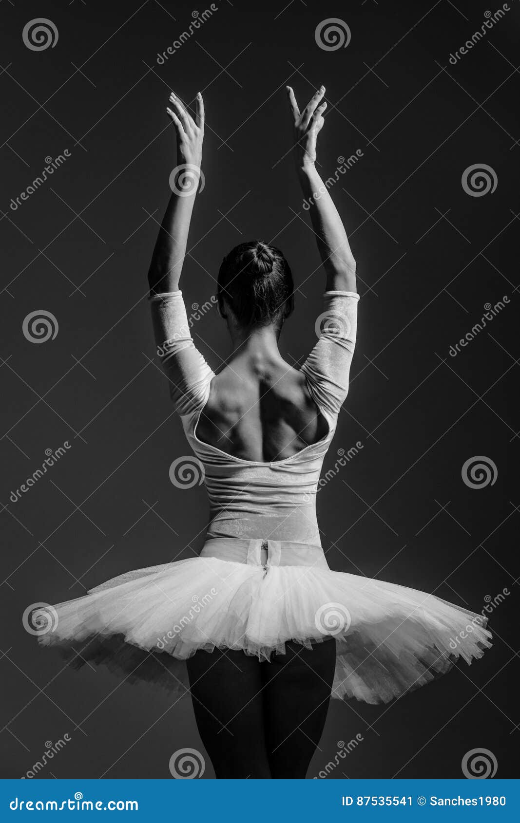 Young Beautiful Dancer Posing in Studio Stock Image - Image of ...