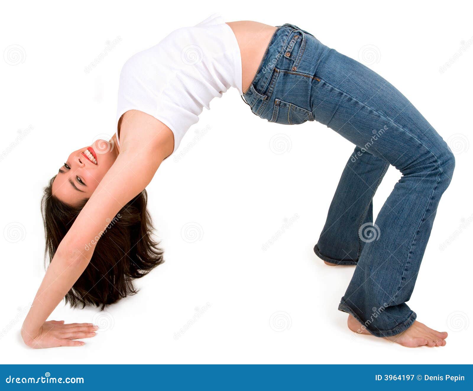 Bridge Pose On Elbows Royalty-Free Stock Photography | CartoonDealer ...