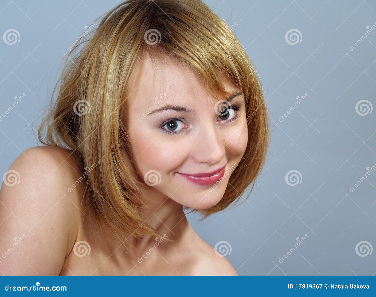 Young Beautiful Girl Expresses Emotions of Joy. Stock Image - Image of ...