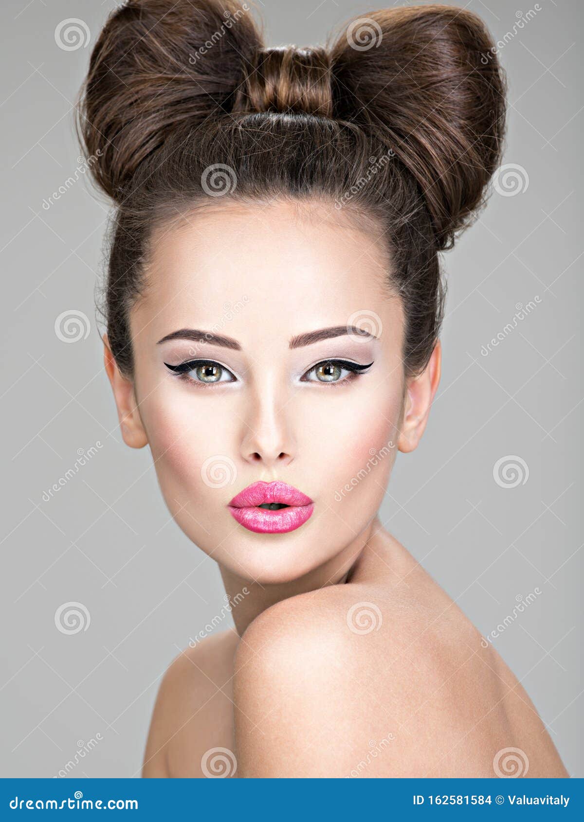 Beautiful Girl with Expressive Emotions on the Face Stock Photo - Image ...