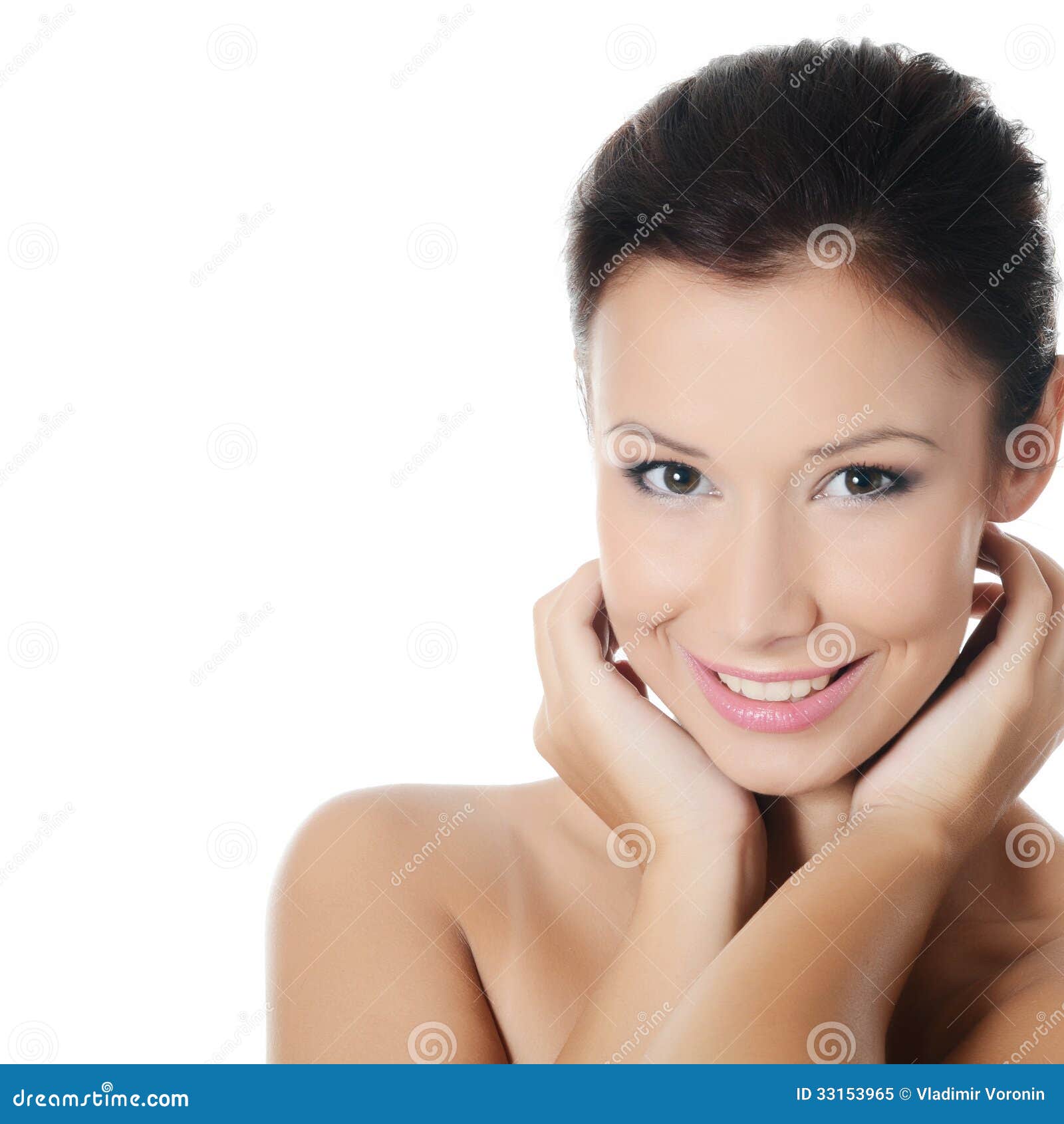 Young Beautiful Girl with Make-up Stock Image - Image of closeup ...