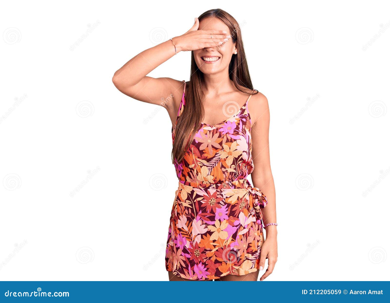 Young Beautiful Hispanic Woman Wearing Casual Clothes Smiling And
