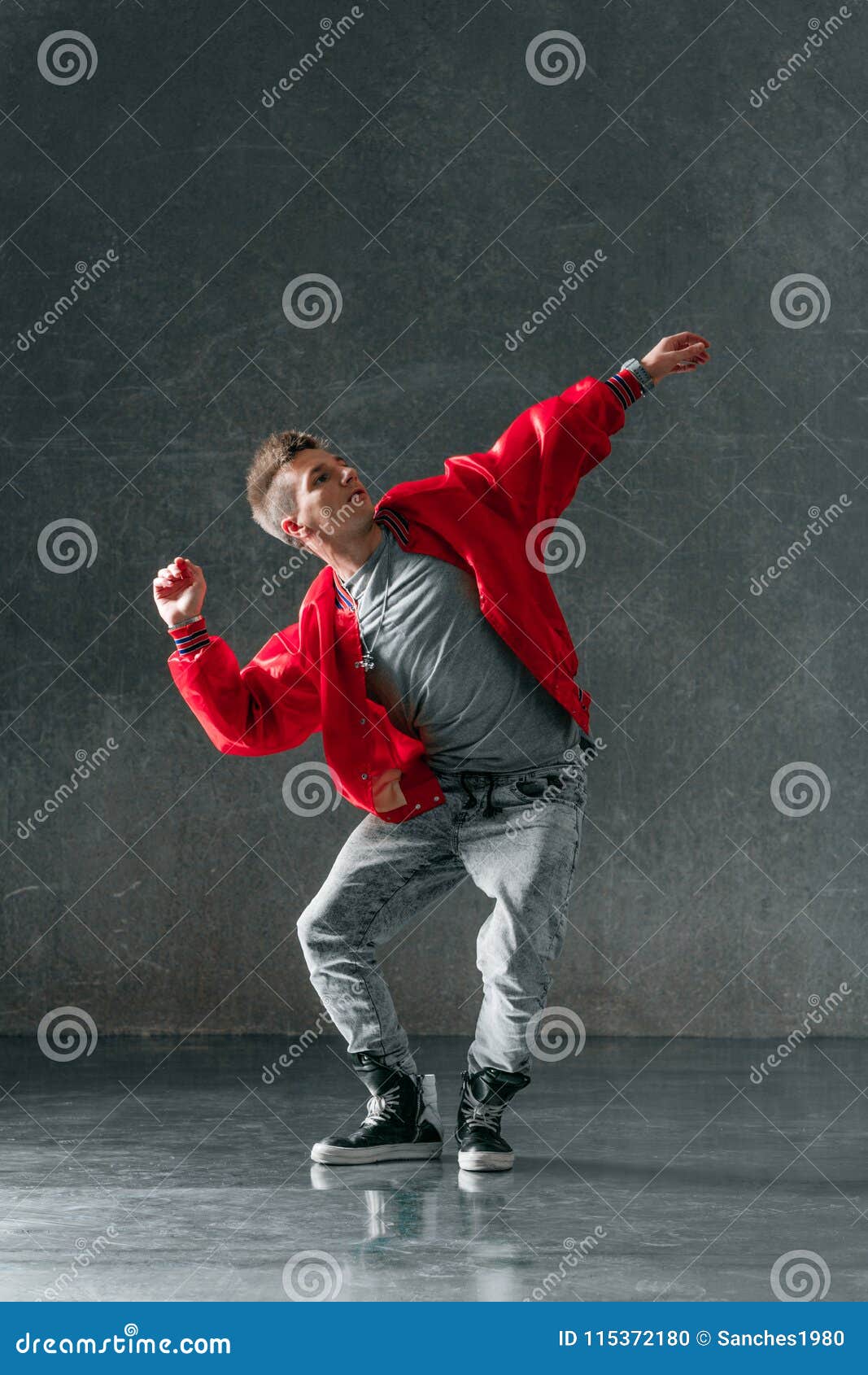 Young Beautiful Male Dancer Posing in Studio Stock Photo - Image of ...