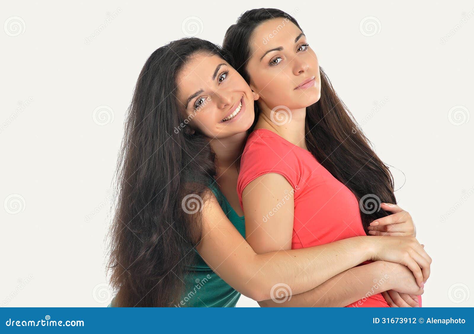 Young beautiful sisters stock photo. Image of glamour - 31673912