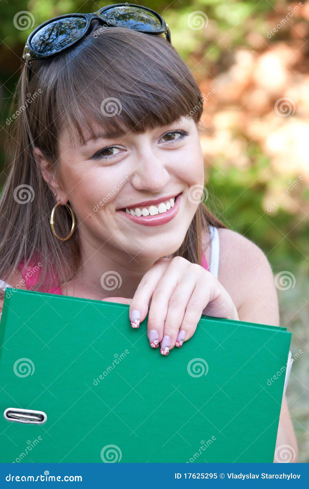 Young beautiful student. stock image. Image of intelligence - 17625295