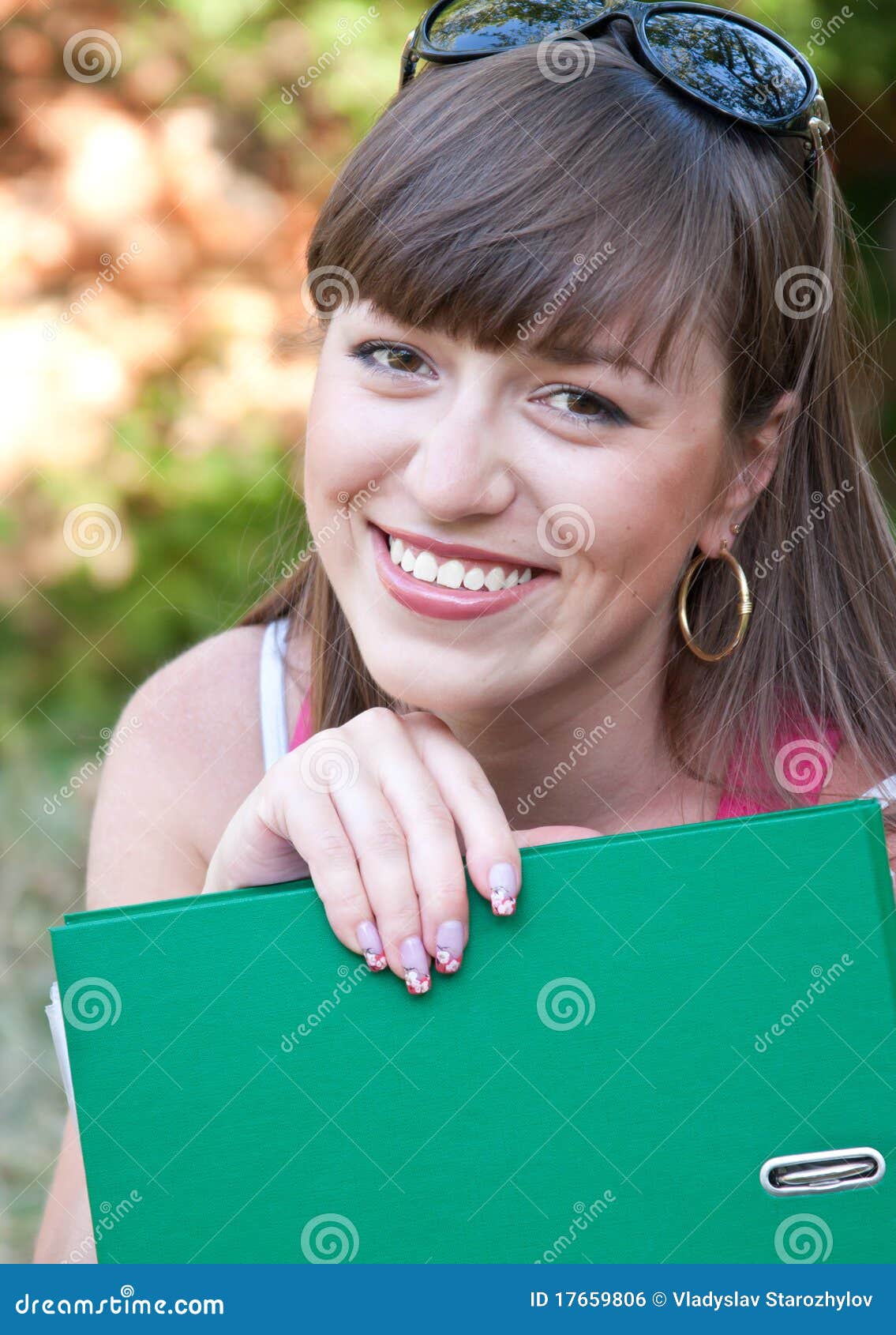 Young beautiful student. stock photo. Image of college - 17659806