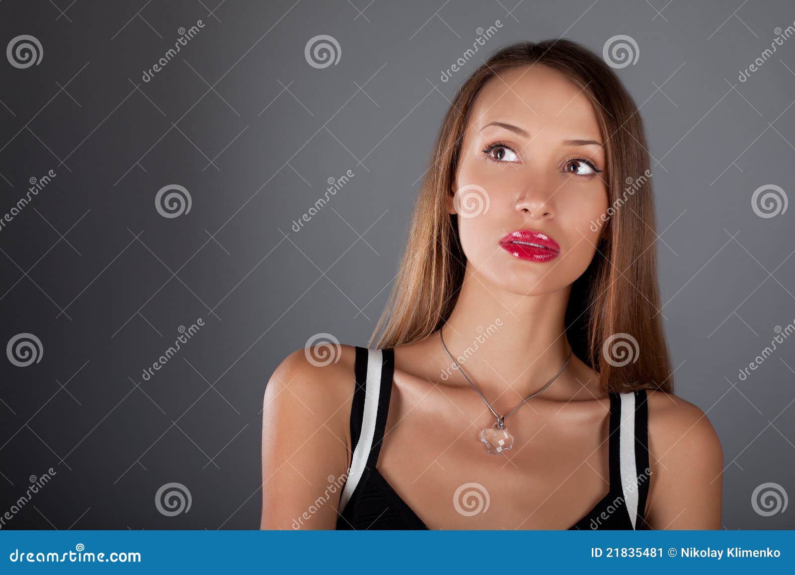 Young Beautiful Woman Isolated Stock Image - Image of happiness ...