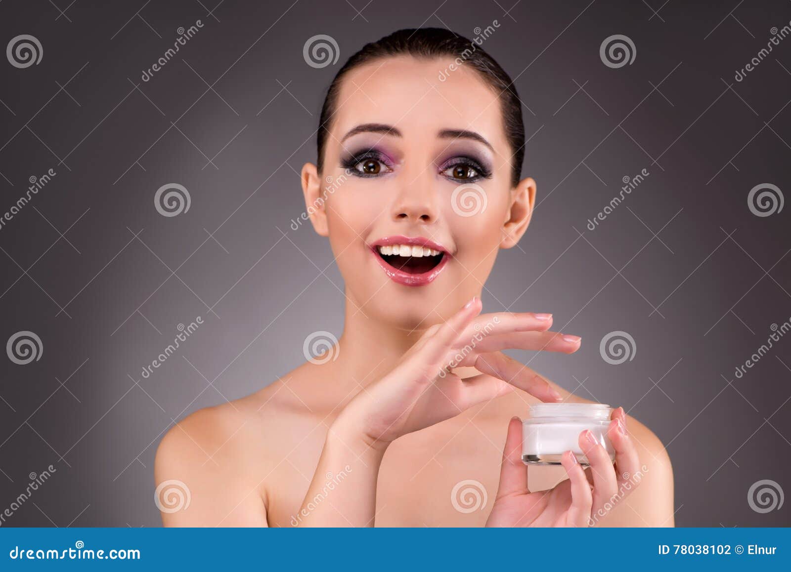 The Young Beautiful Woman in Make-up Concept Stock Photo - Image of ...