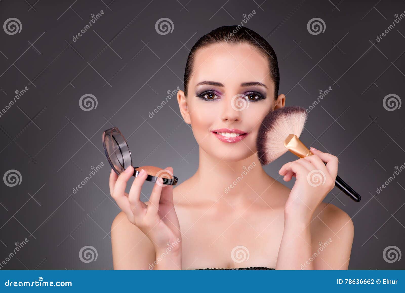 The Young Beautiful Woman in Make-up Concept Stock Photo - Image of ...