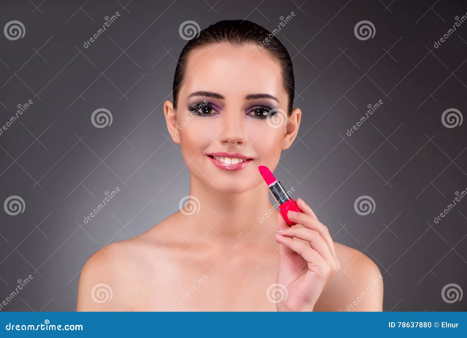 The Young Beautiful Woman in Make-up Concept Stock Photo - Image of ...