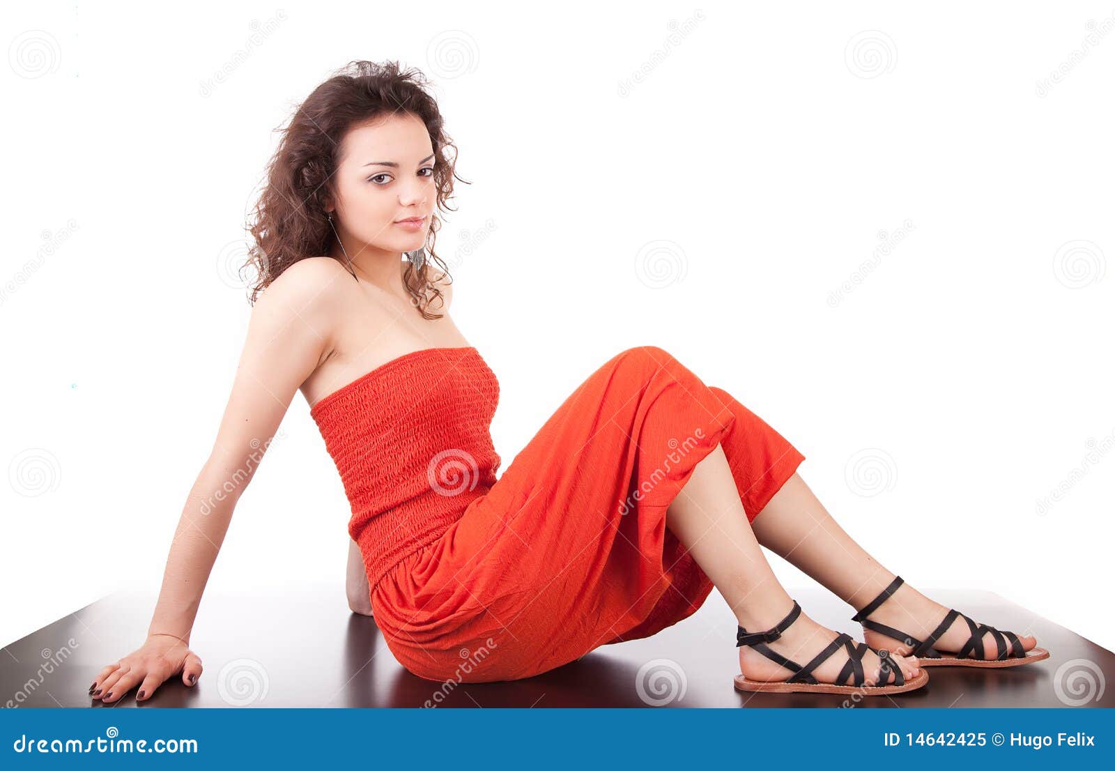 Young and Beautiful Woman Posing Stock Image - Image of glamour ...