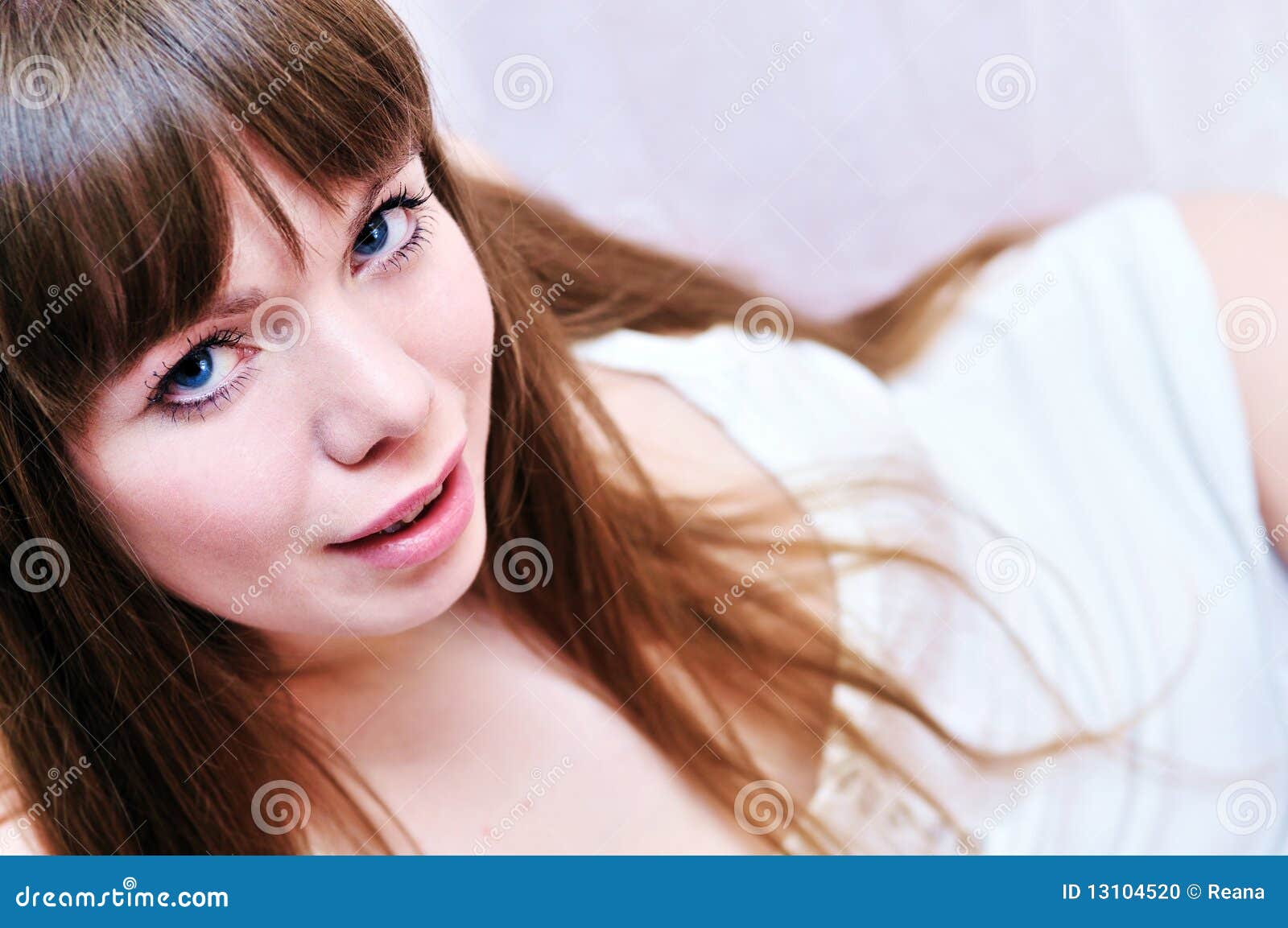 Young beauty laying woman stock photo. Image of looking - 13104520