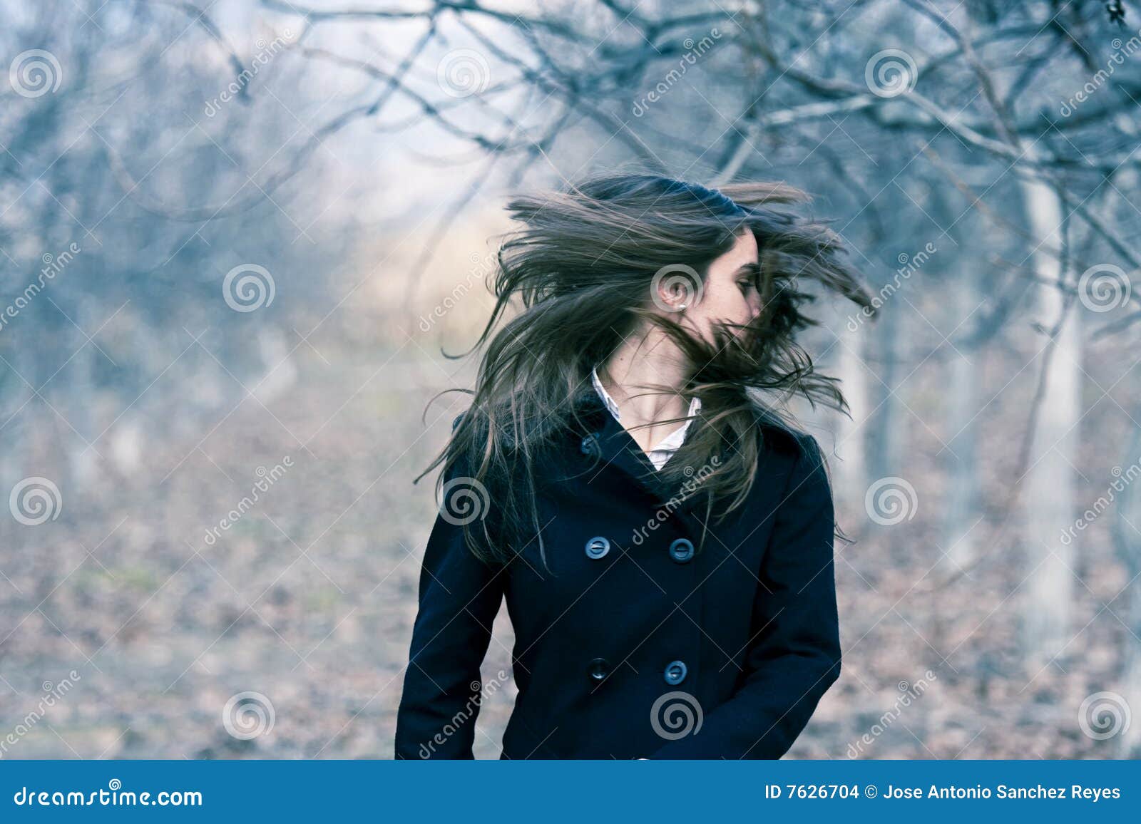Young beauty moving hair stock photo. Image of female - 7626704
