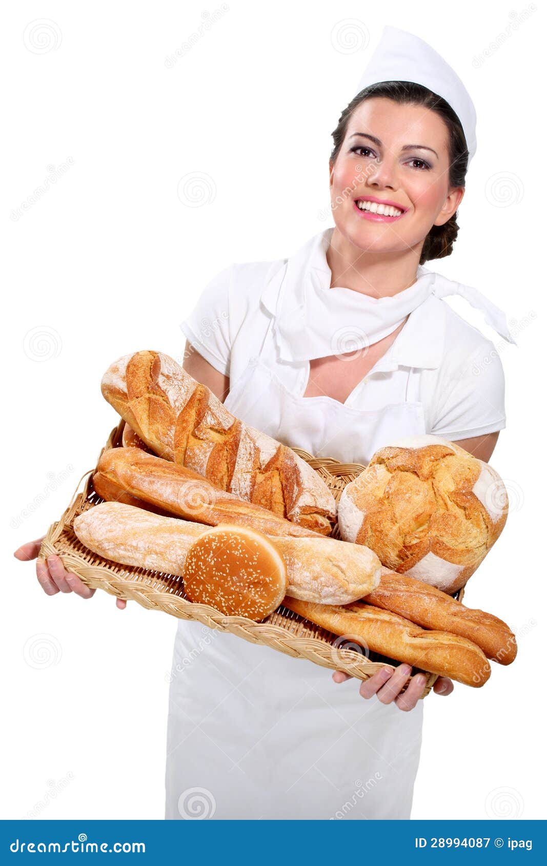 Young Beautyful Woman Baker Stock Image - Image of house, lifestyle ...