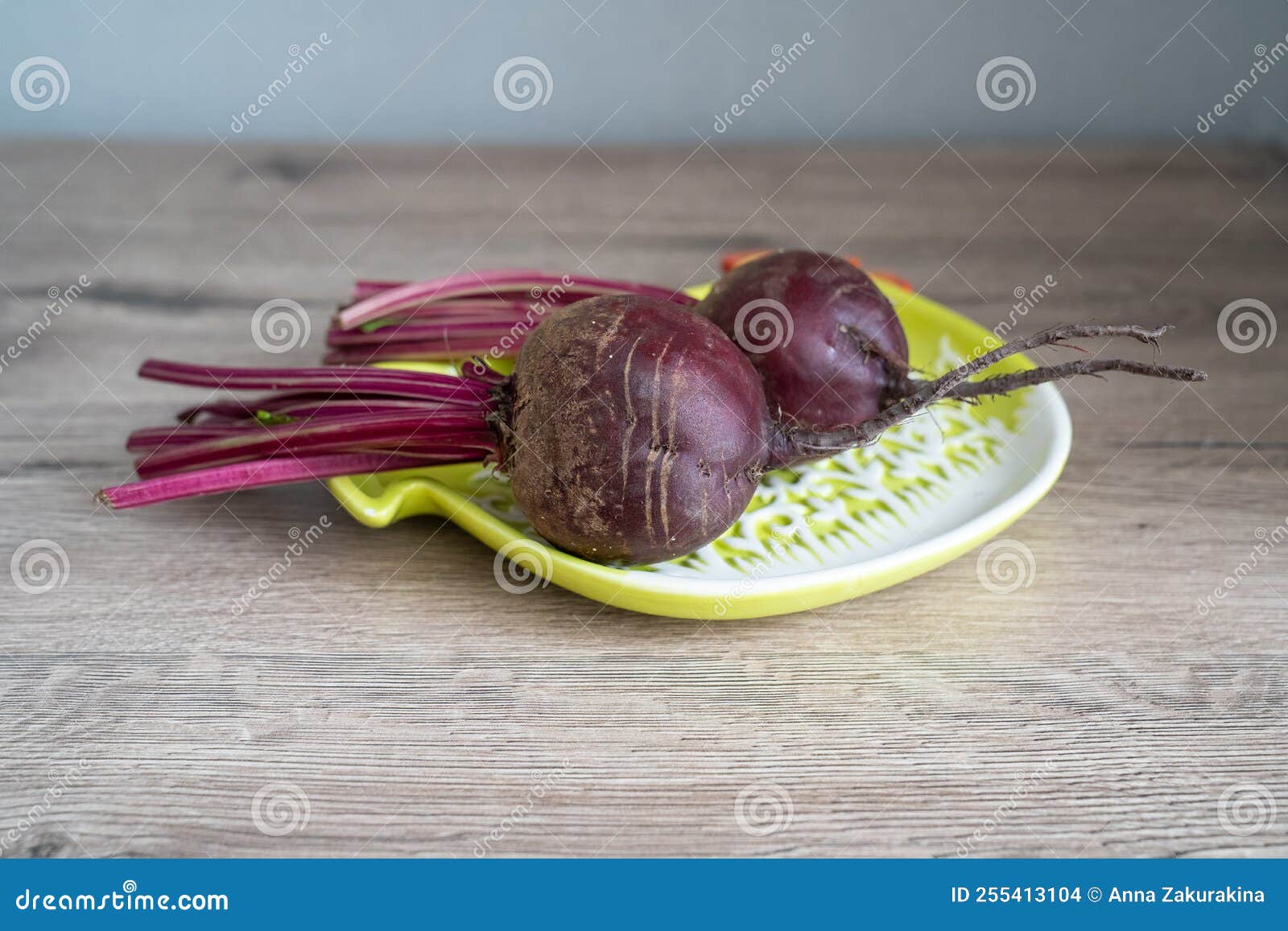 Young Beetroot on the Chicken Shaped Plate Stock Photo - Image of fresh ...