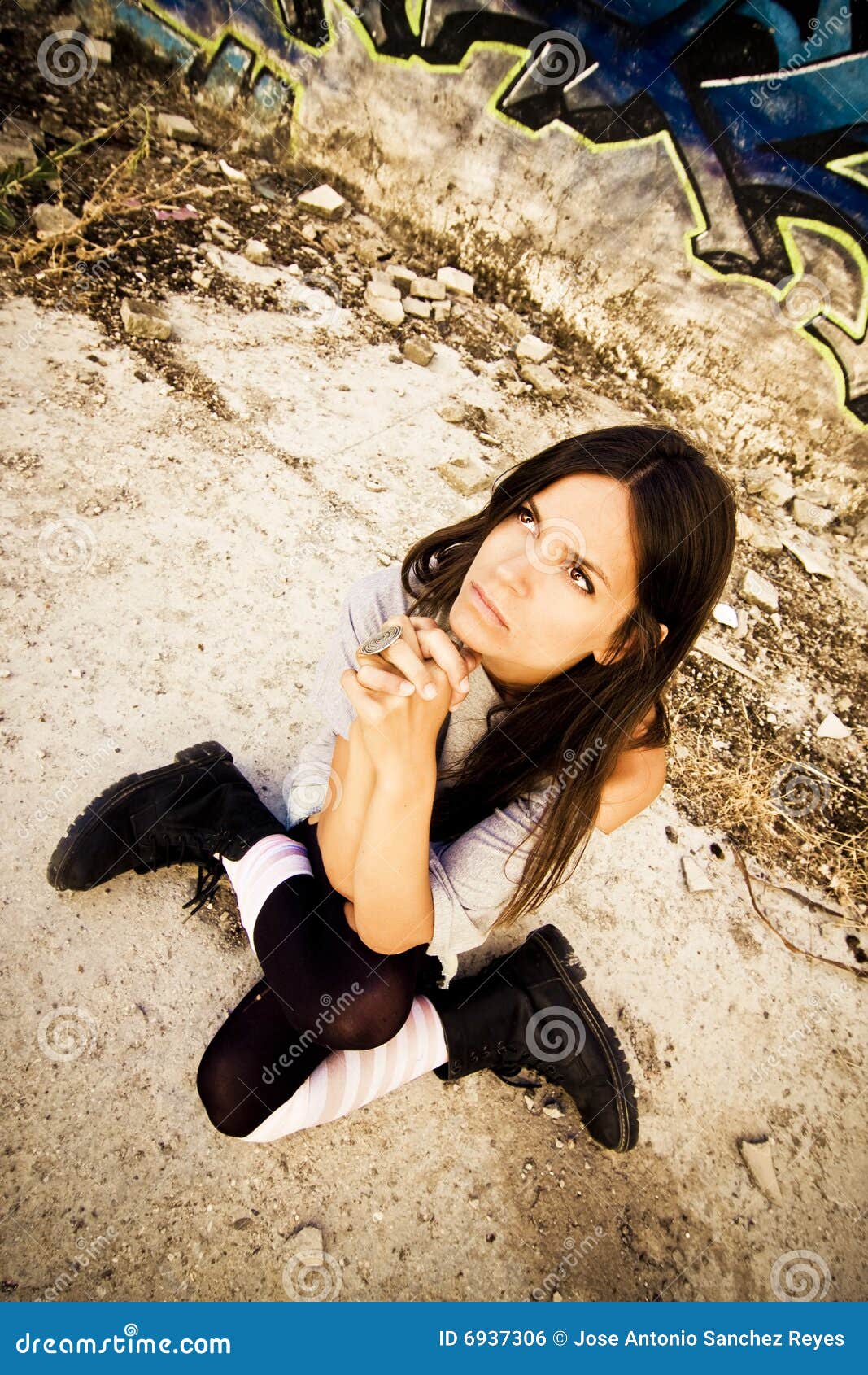 Young begging woman stock photo. Image of mercy, aspirations - 6937306