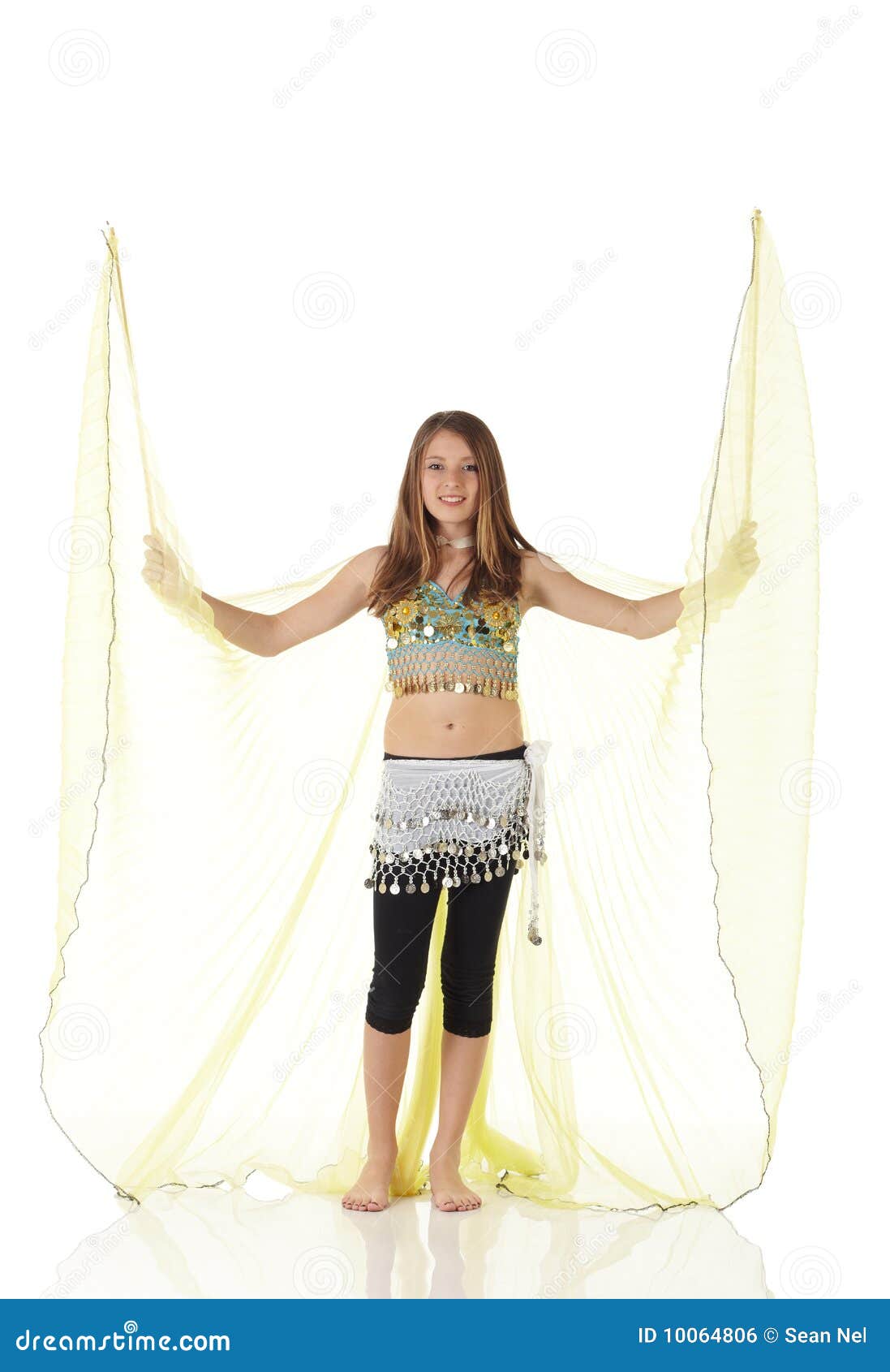 Young belly dancing girl stock photo. Image of dancer - 10064806