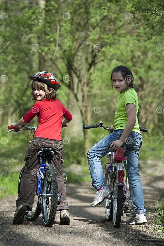Young bikers stock photo. Image of childhood, bicycle - 9547928