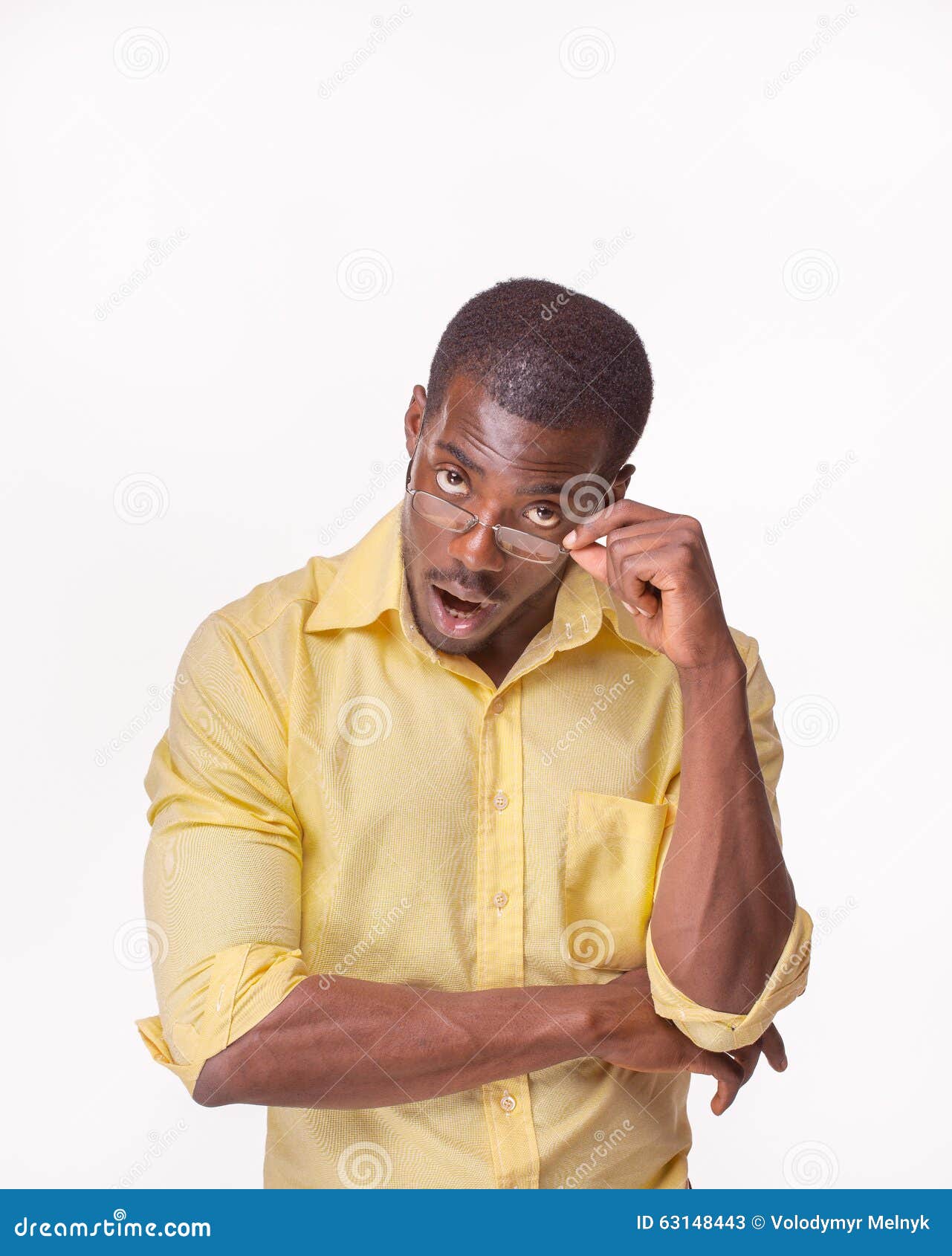 Young Black African Man Thinking and Reminiscing Stock Image - Image of ...